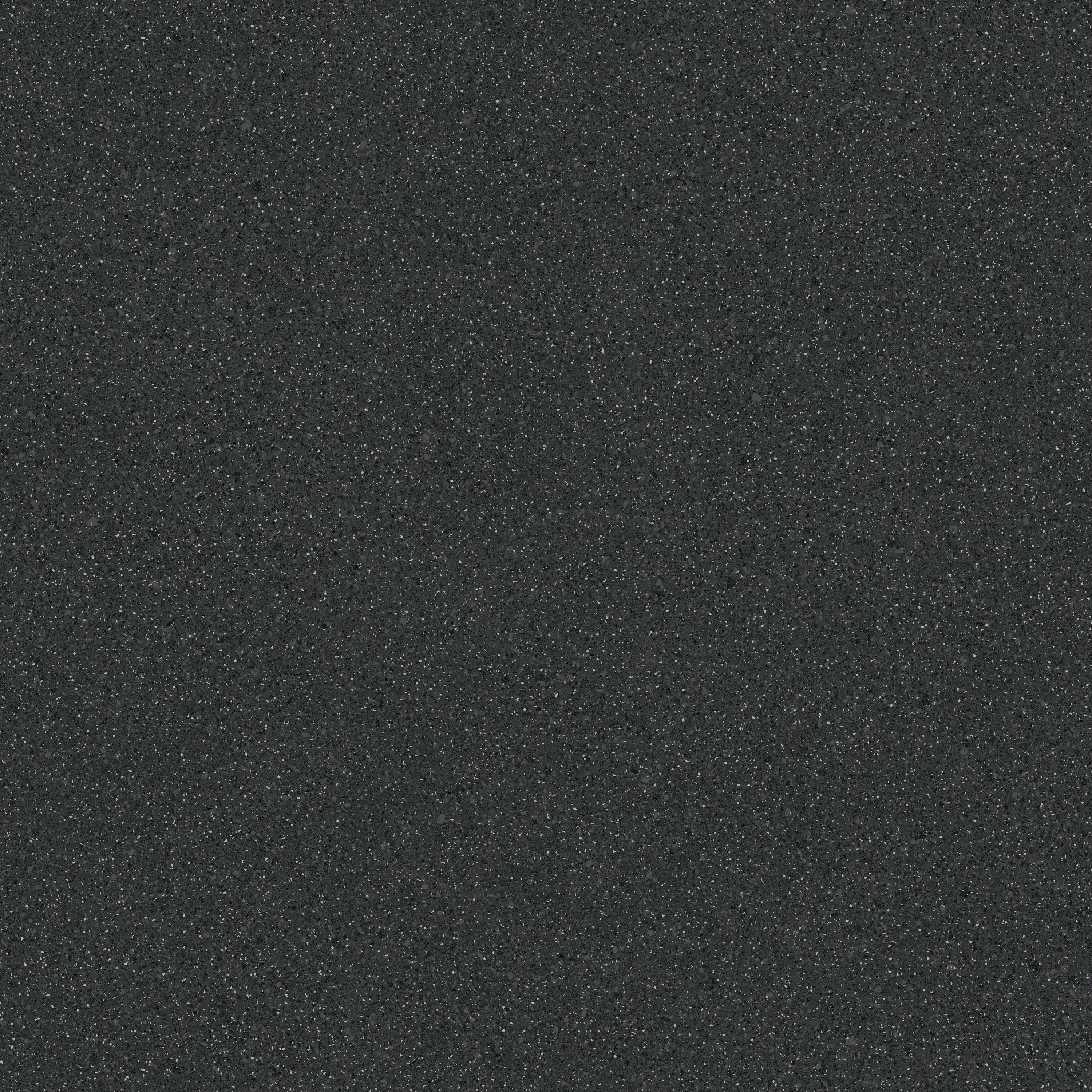 Precut Black Tile Granite effect Sheet vinyl, 4m²