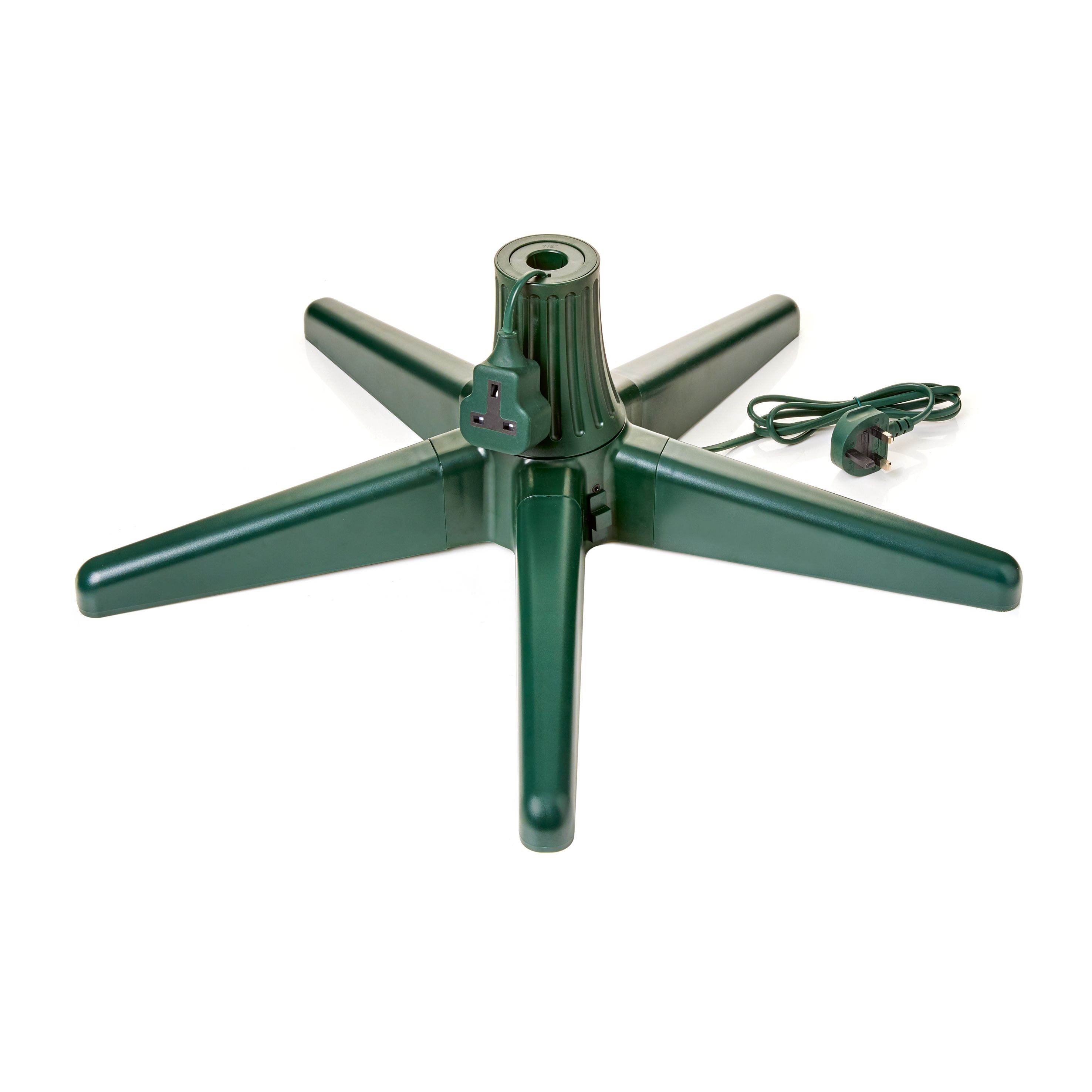 Premier Decorations Limited Green Plastic Rotating Christmas tree stand
