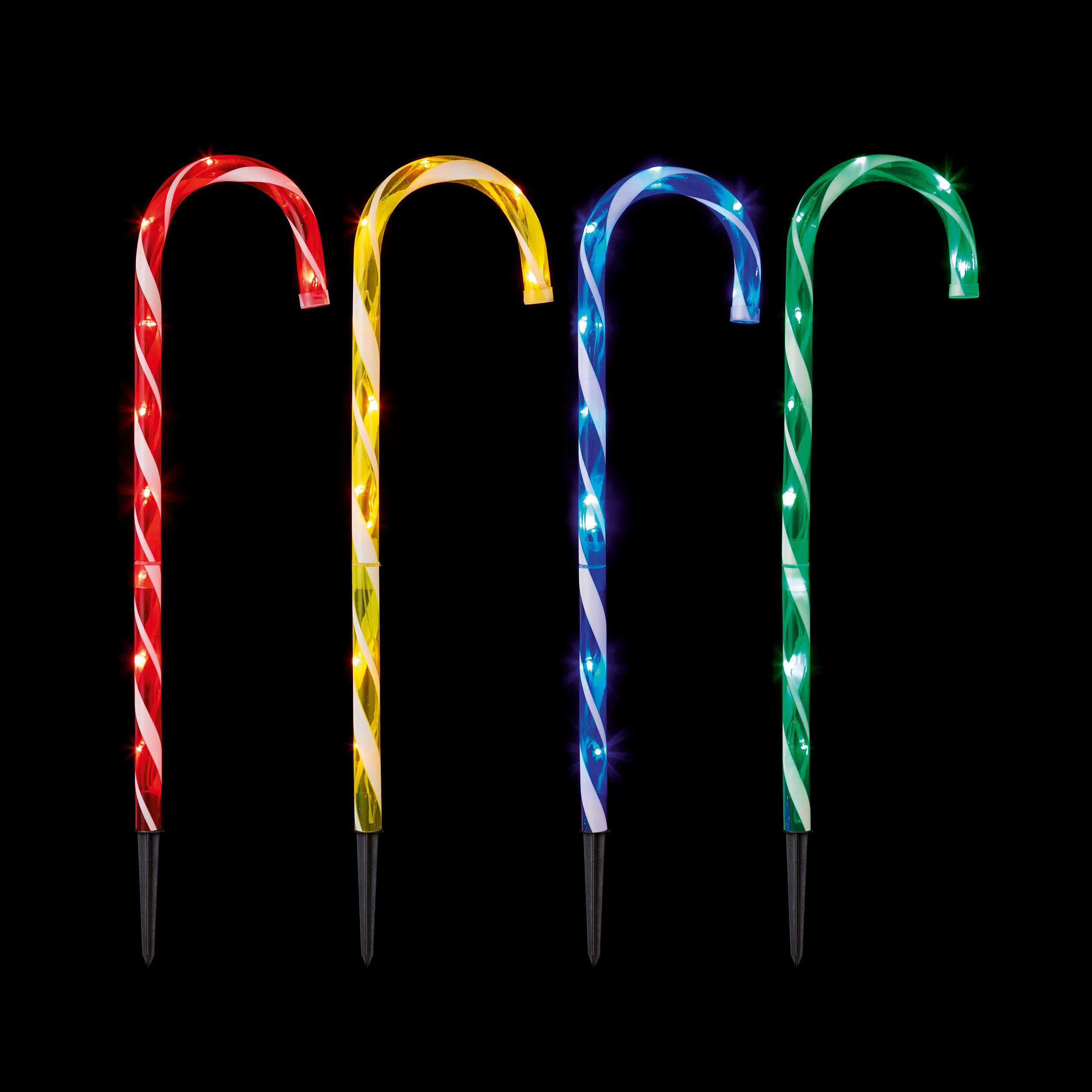 Premier Decorations Limited Multicolour LED Indoor & outdoor Candy cane ...
