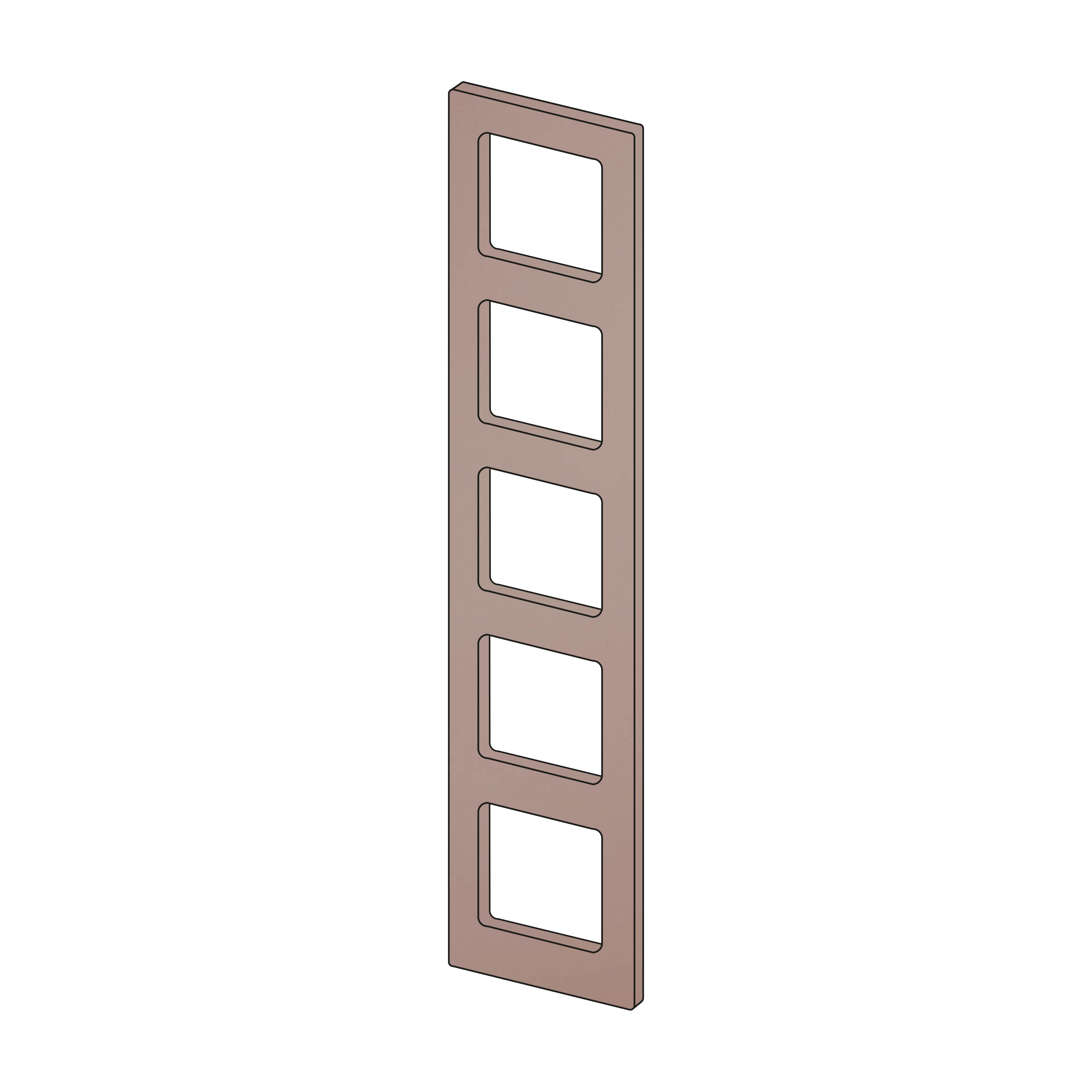 Premium Kitchens Ethos Matt antique rose Modern Standard Cabinet door ...