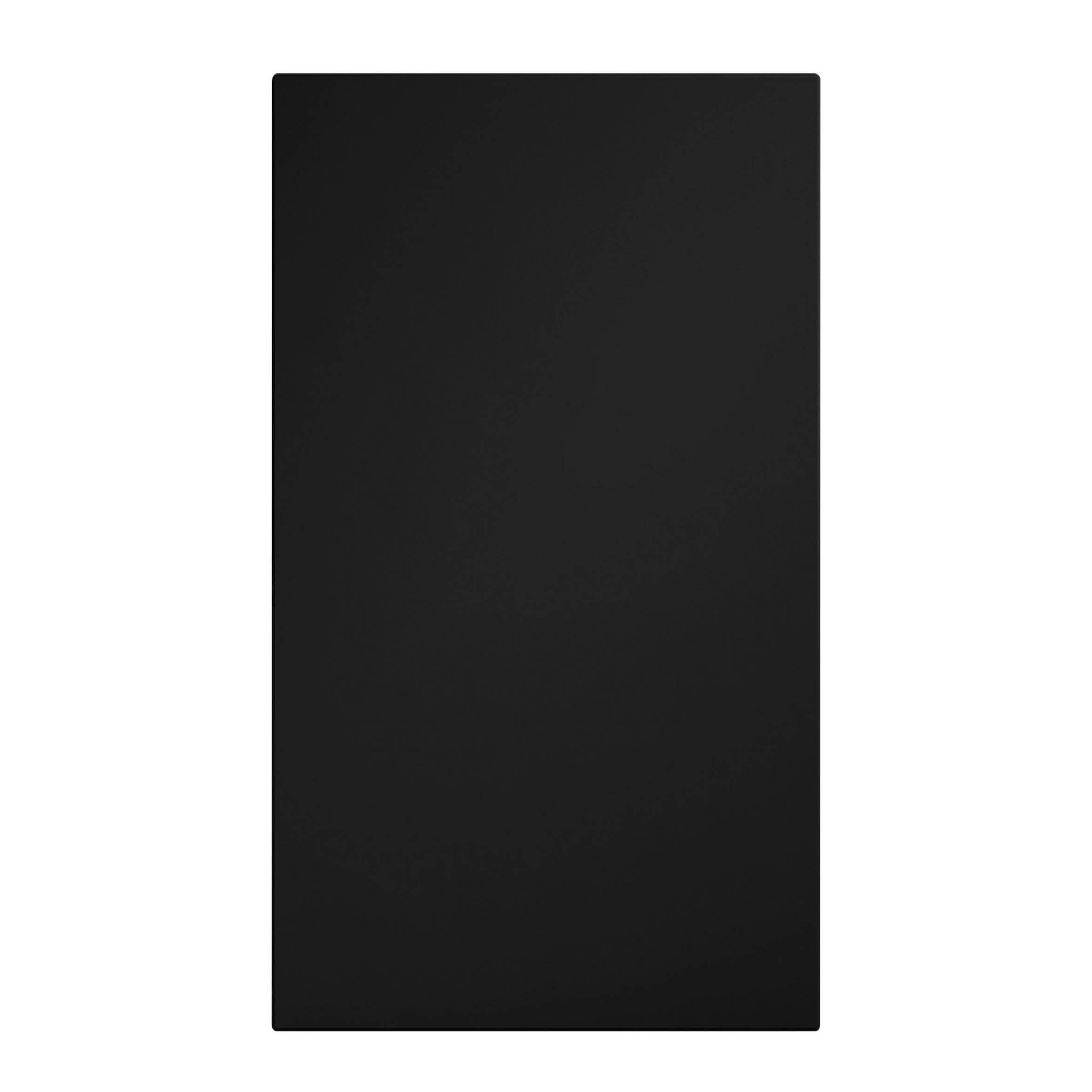 Premium Kitchens Ethos Matt black Tall wall Cabinet door (W)600mm (H ...