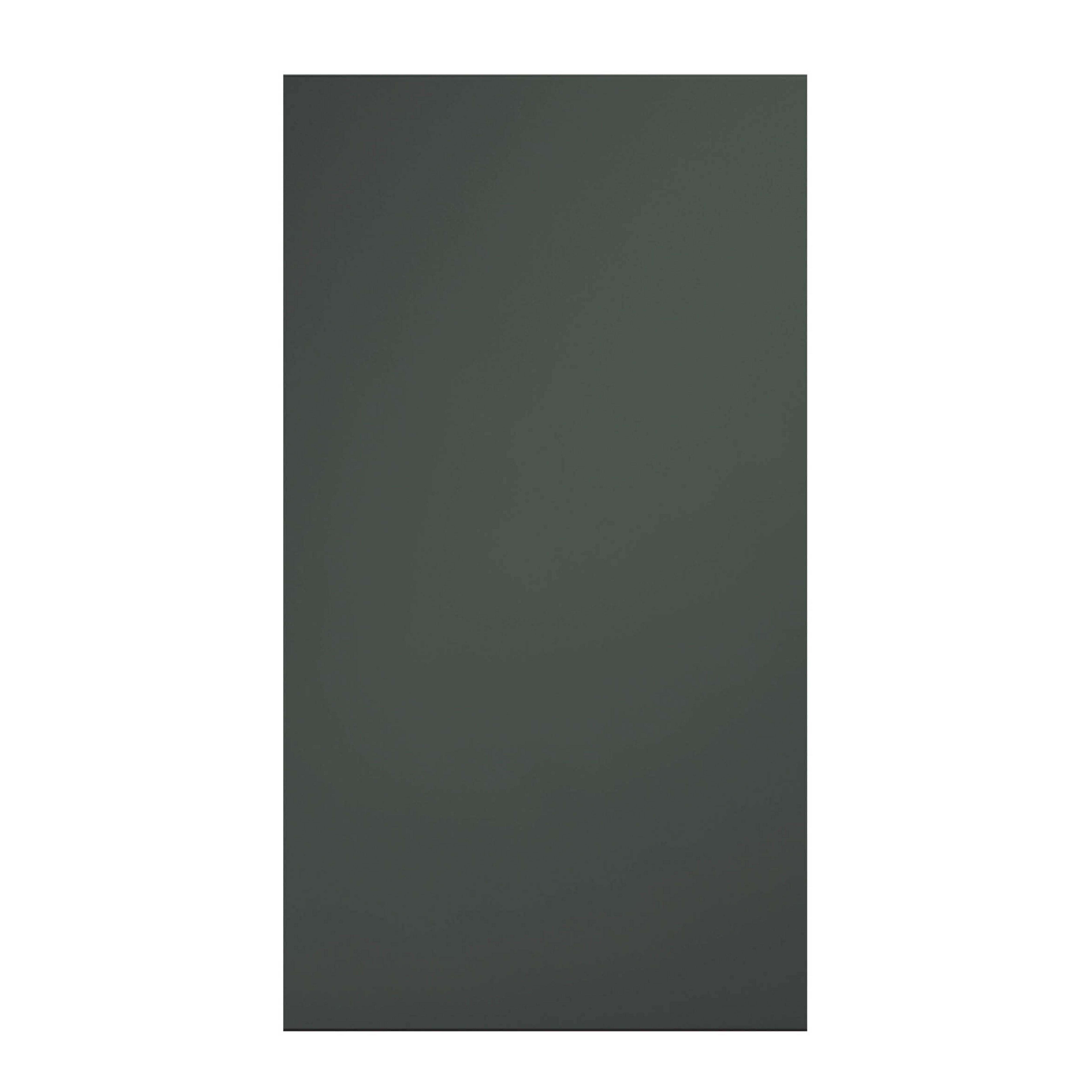 Premium Kitchens Ethos Matt green Modern Tall larder Cabinet door (W ...