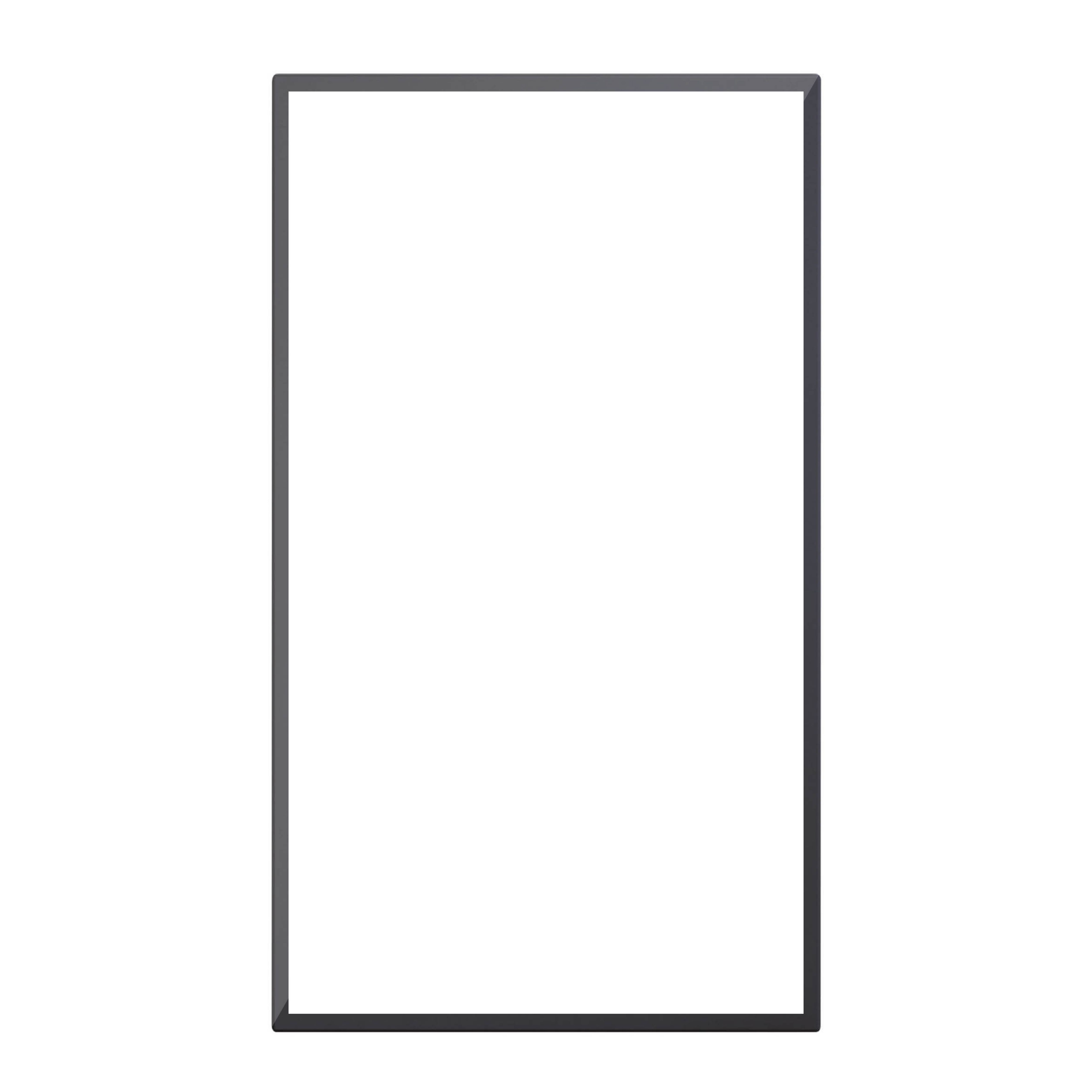 Premium Kitchens Ethos Matt indigo Modern Glazed Cabinet door (W)300mm ...