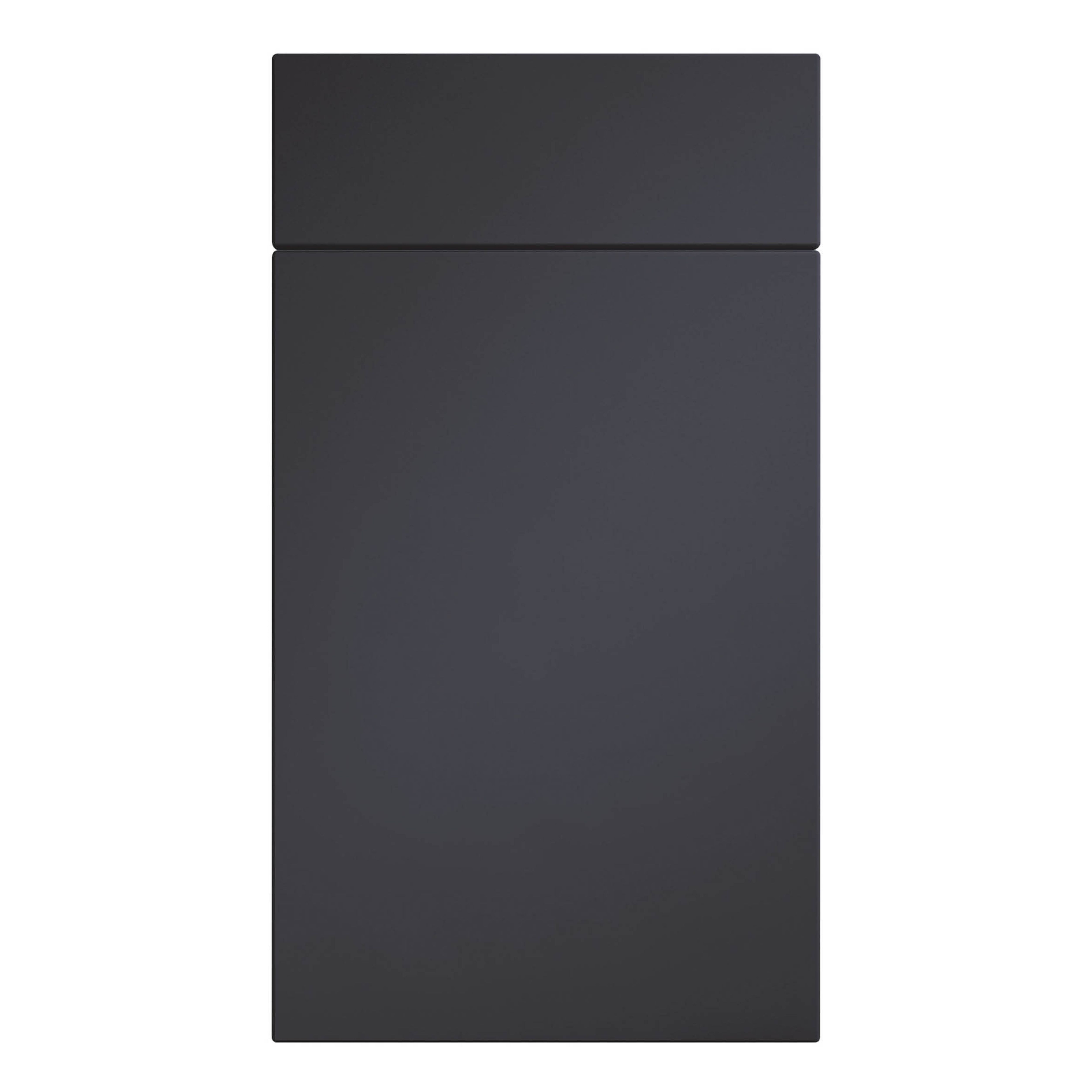 Premium Kitchens Ethos Matt indigo Modern Highline Cabinet door (W ...