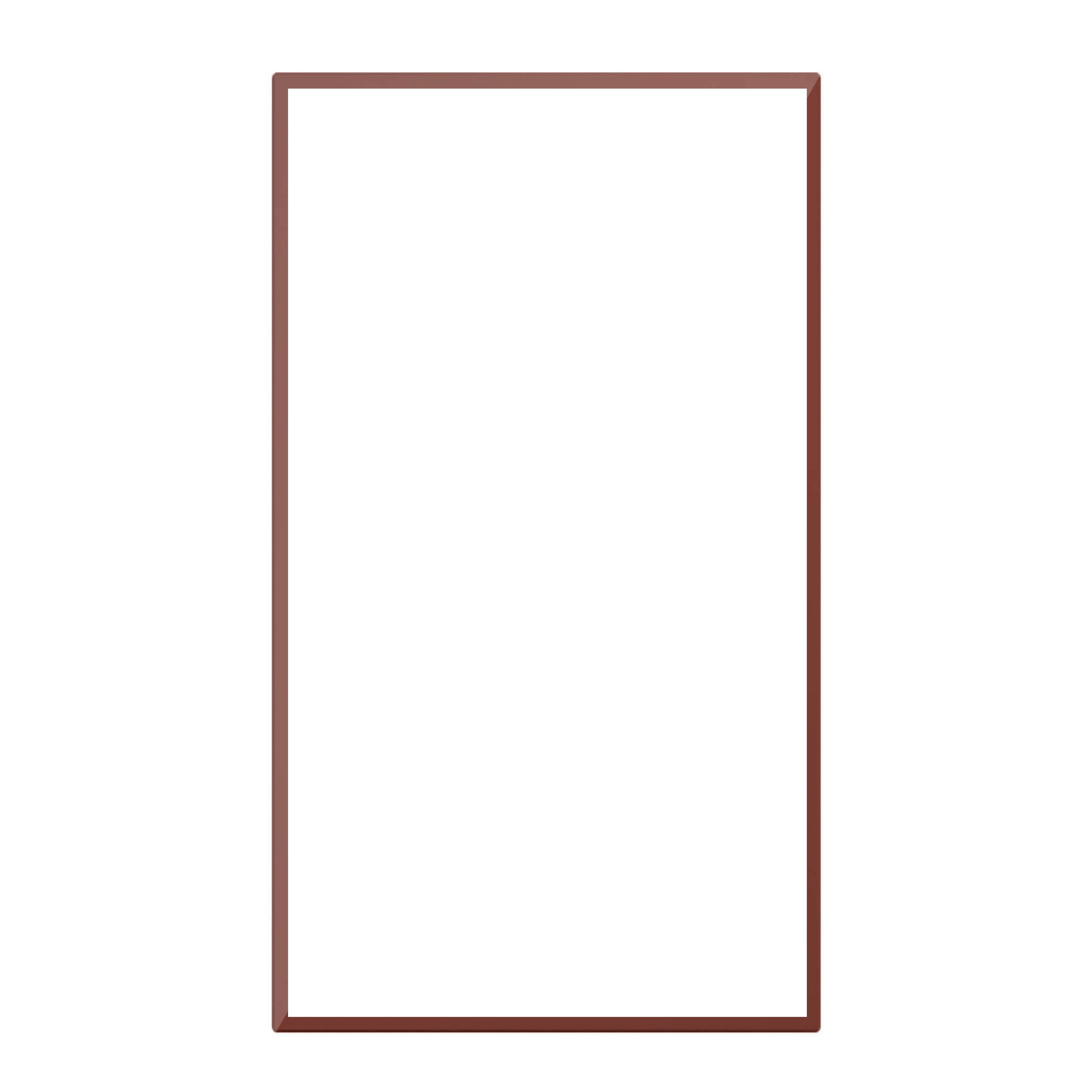 Premium Kitchens Ethos Matt red Modern Glazed Cabinet door (W)300mm (H ...