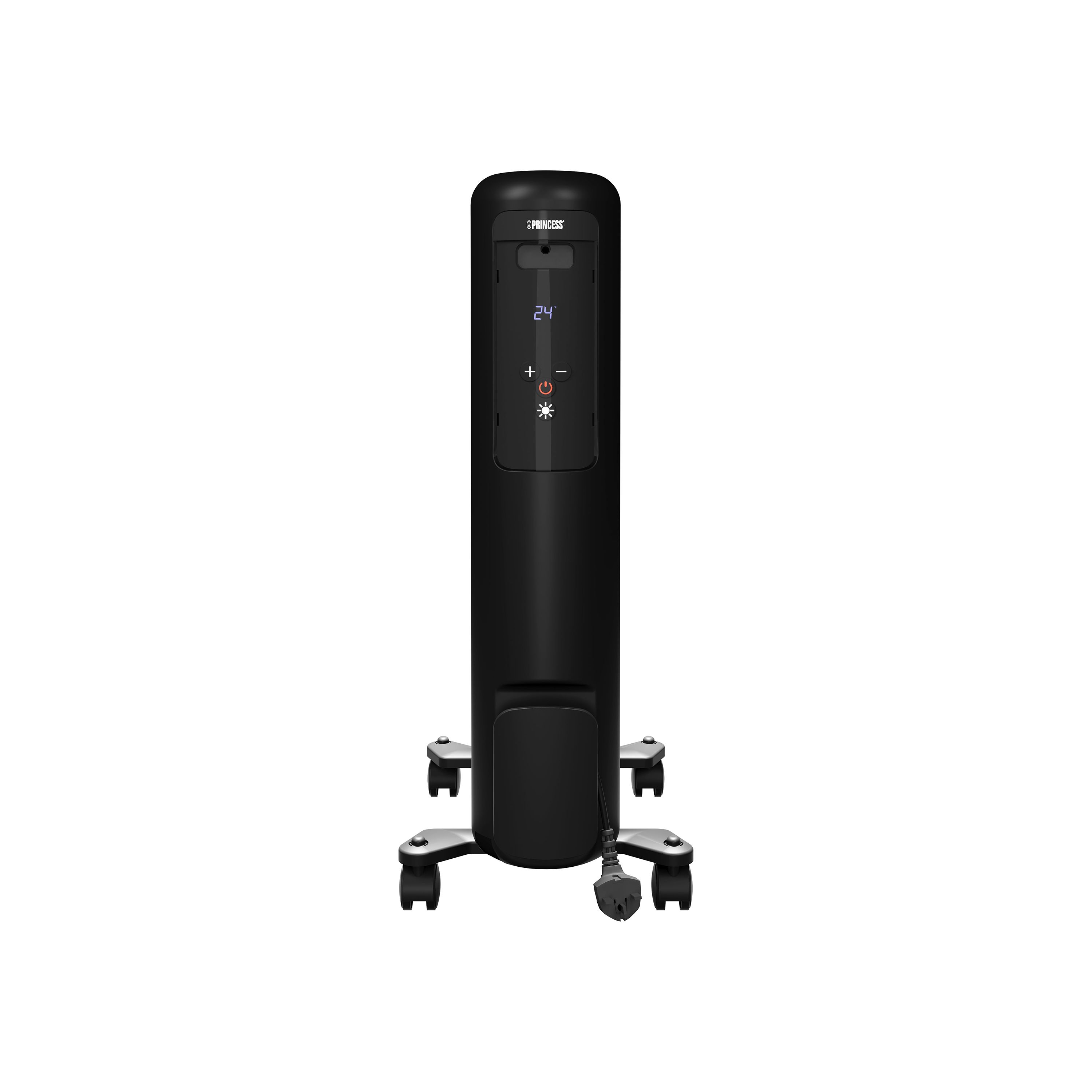 Princess 220-240V 2kW Black Smart Oil-filled radiator | DIY at B&Q