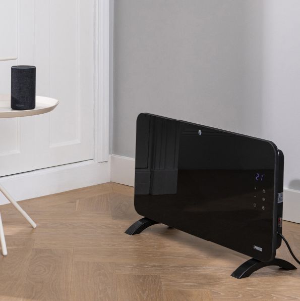 Princess Electric 1500W Black Smart Panel heater