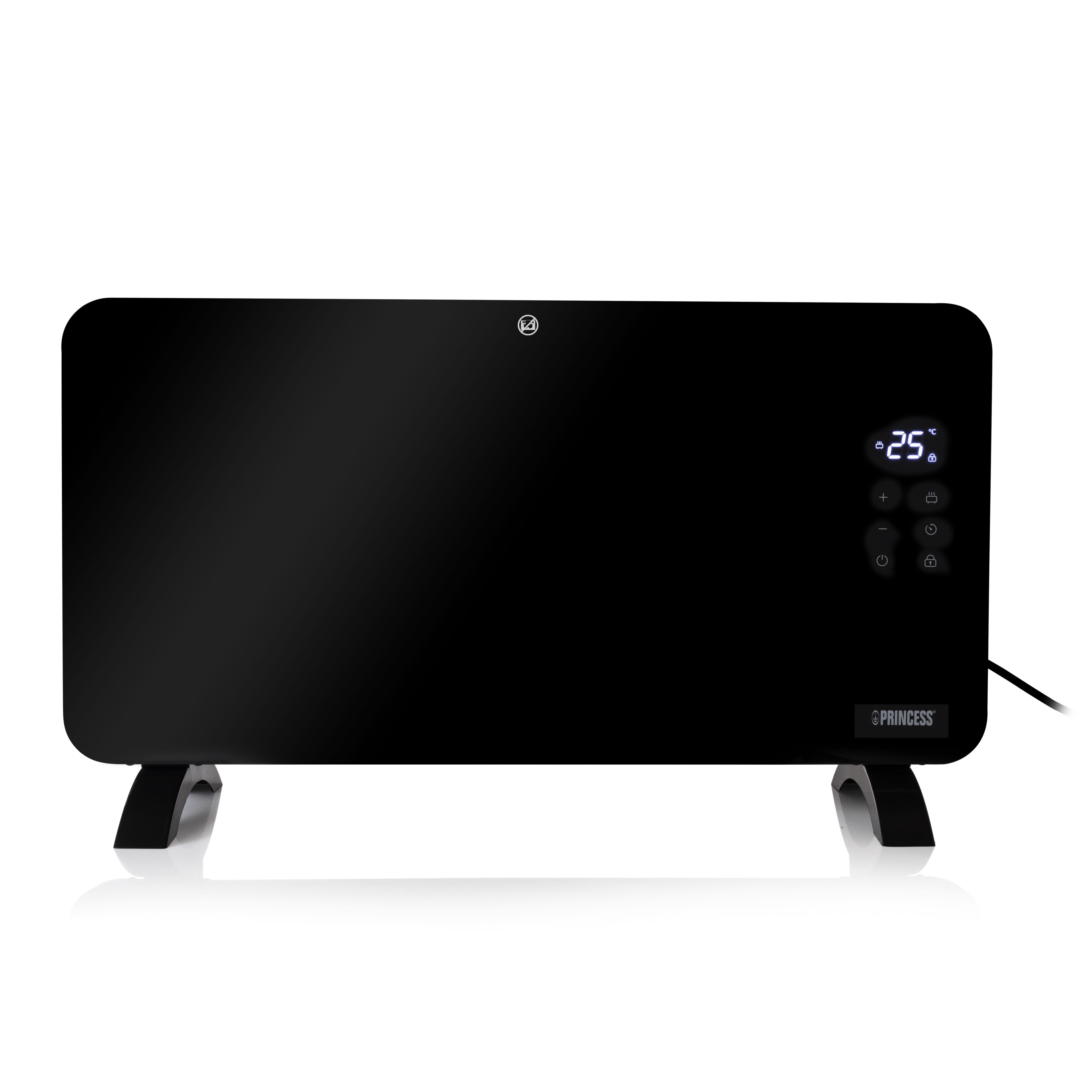 Princess Electric Smart Wi-Fi 1500W Black Convector Panel heater