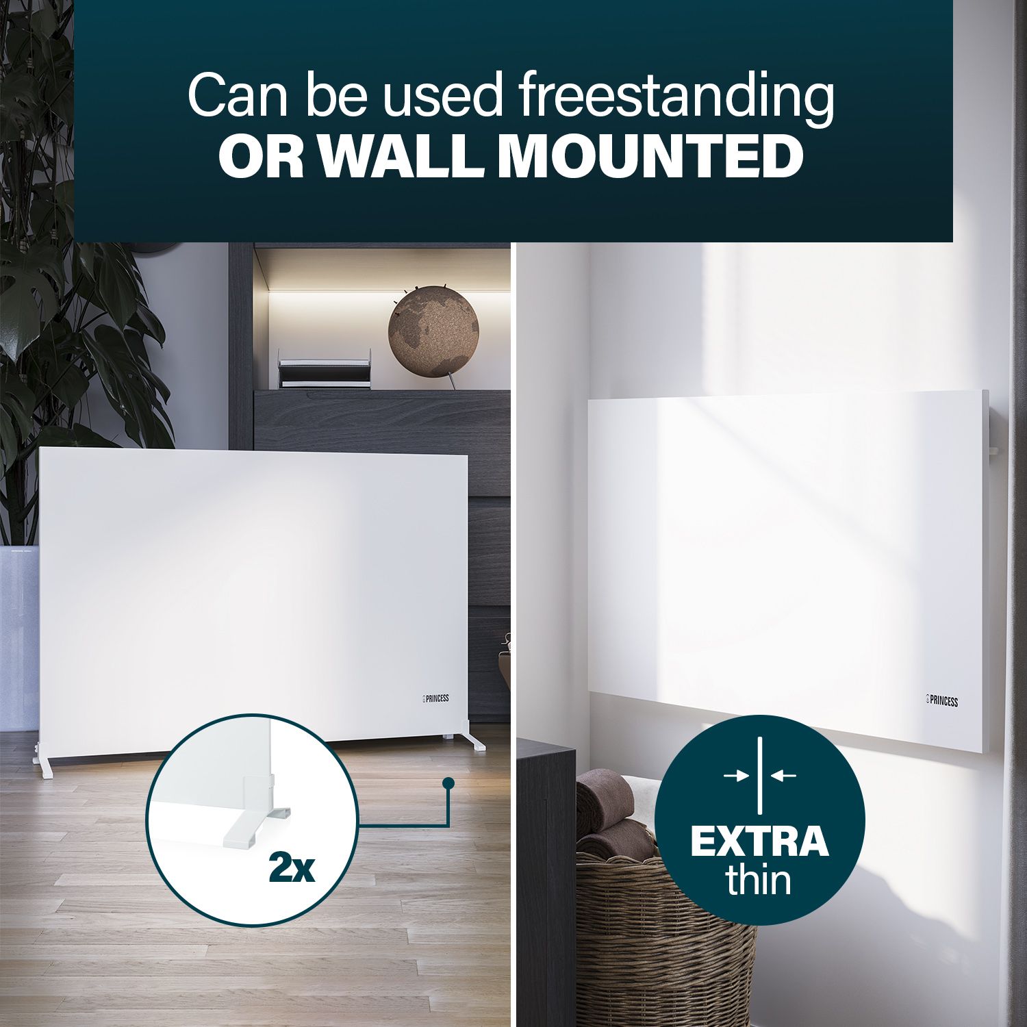 Princess Smart 540W White Infrared Panel heater