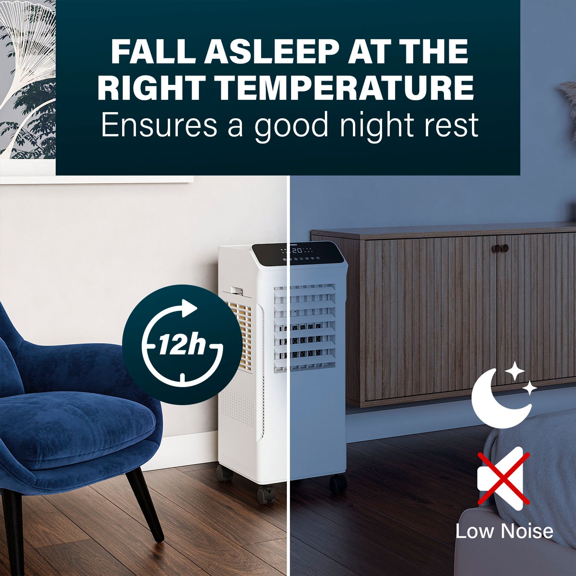 Princess Smart Hybrid White Remote controlled Air cooler