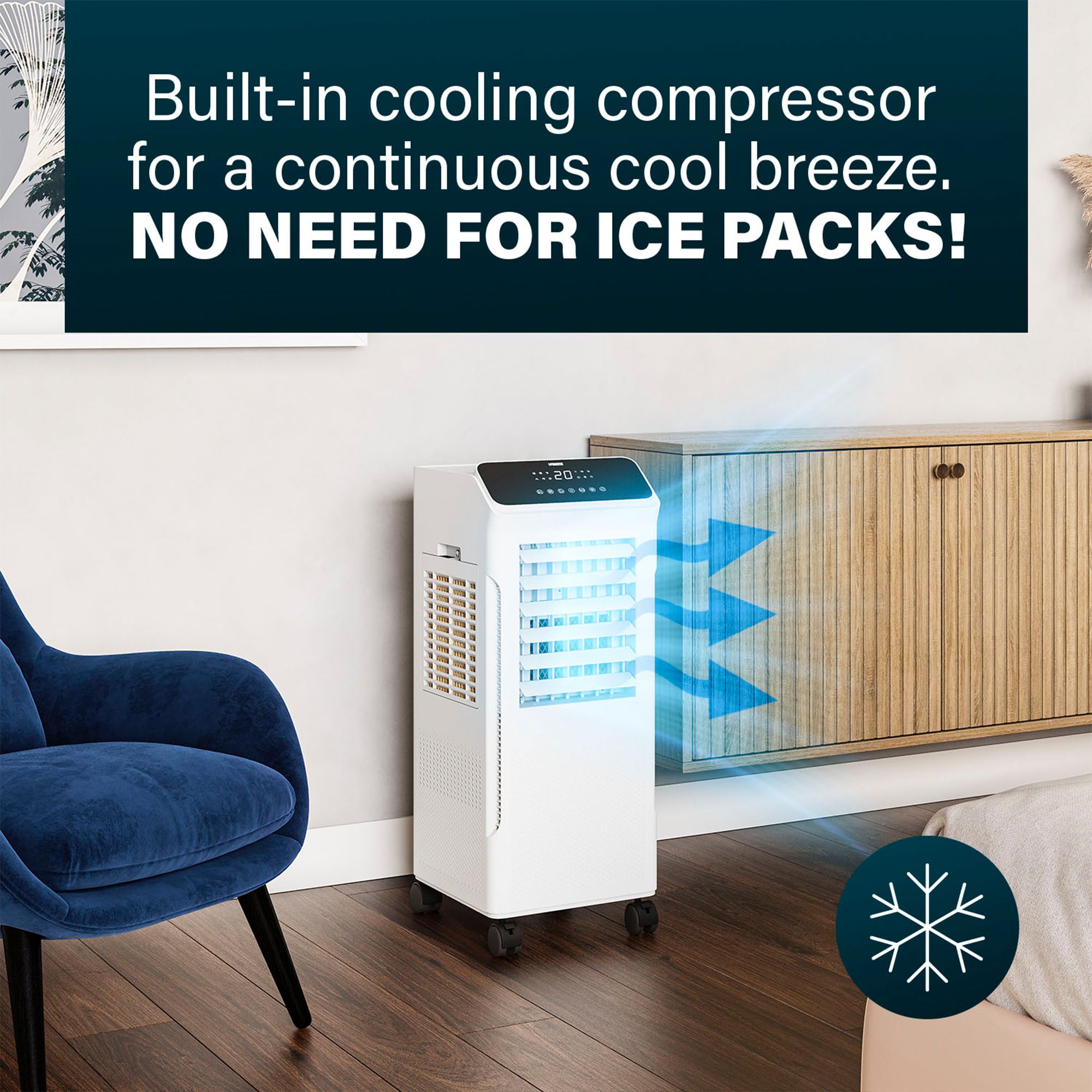 Princess Smart Hybrid White Remote controlled Air cooler