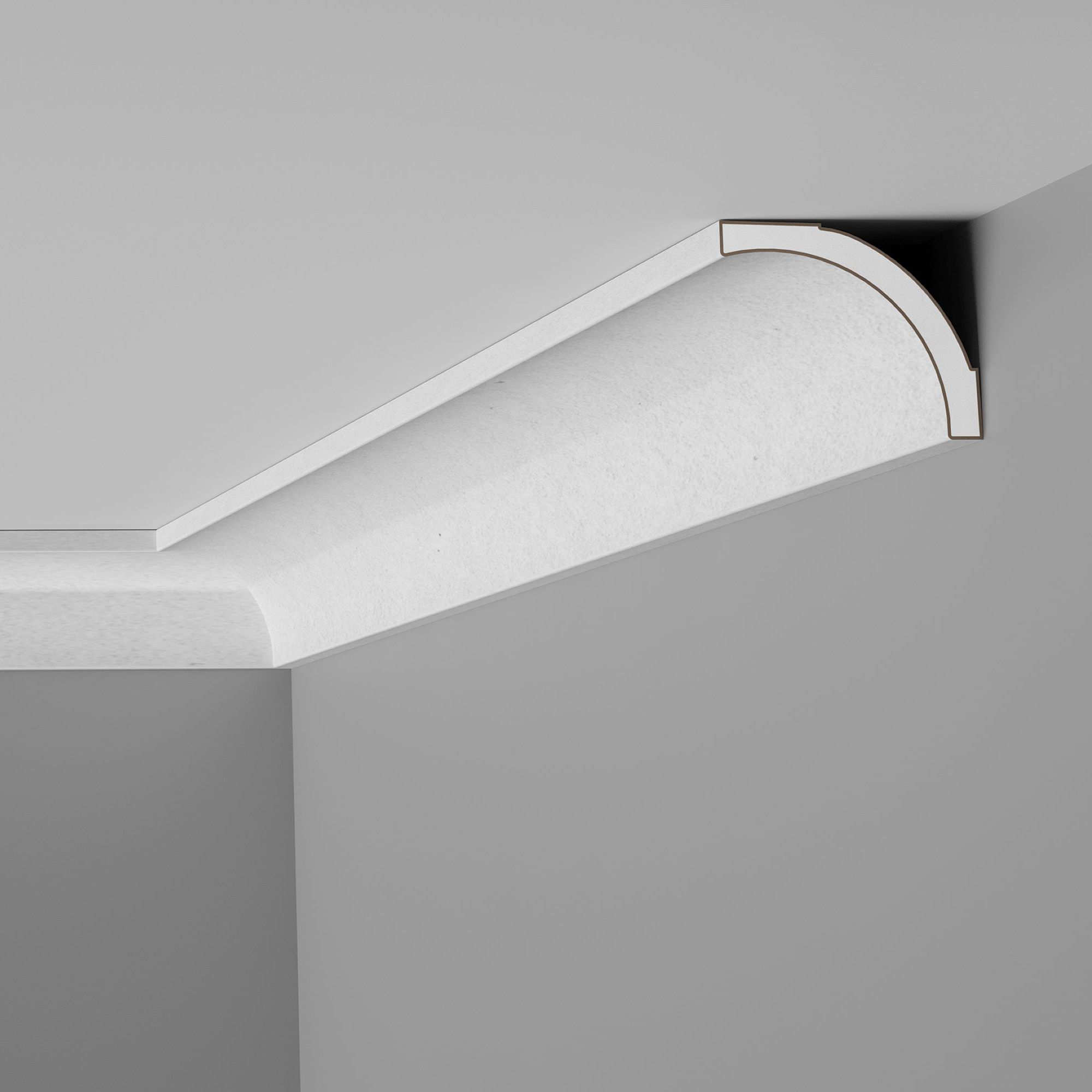 Pro Cove Traditional C-shaped Polystyrene Coving (L)3m (W)100mm | DIY ...