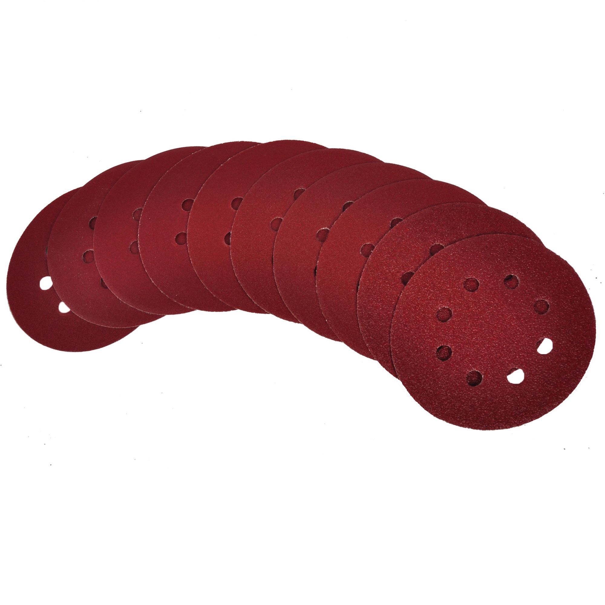 PTX 280-400 grit Sanding sheet (Dia)115mm, Pack of 10