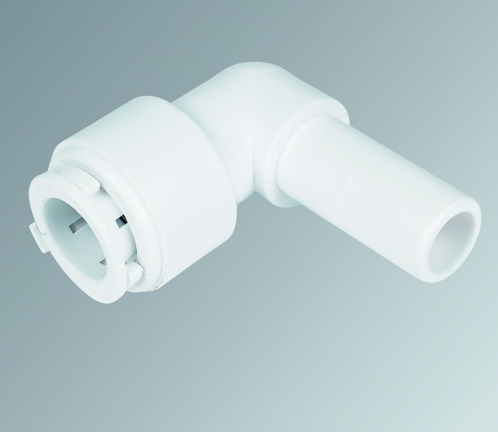 Push-fit Stem Pipe elbow (Dia)15mm 15mm