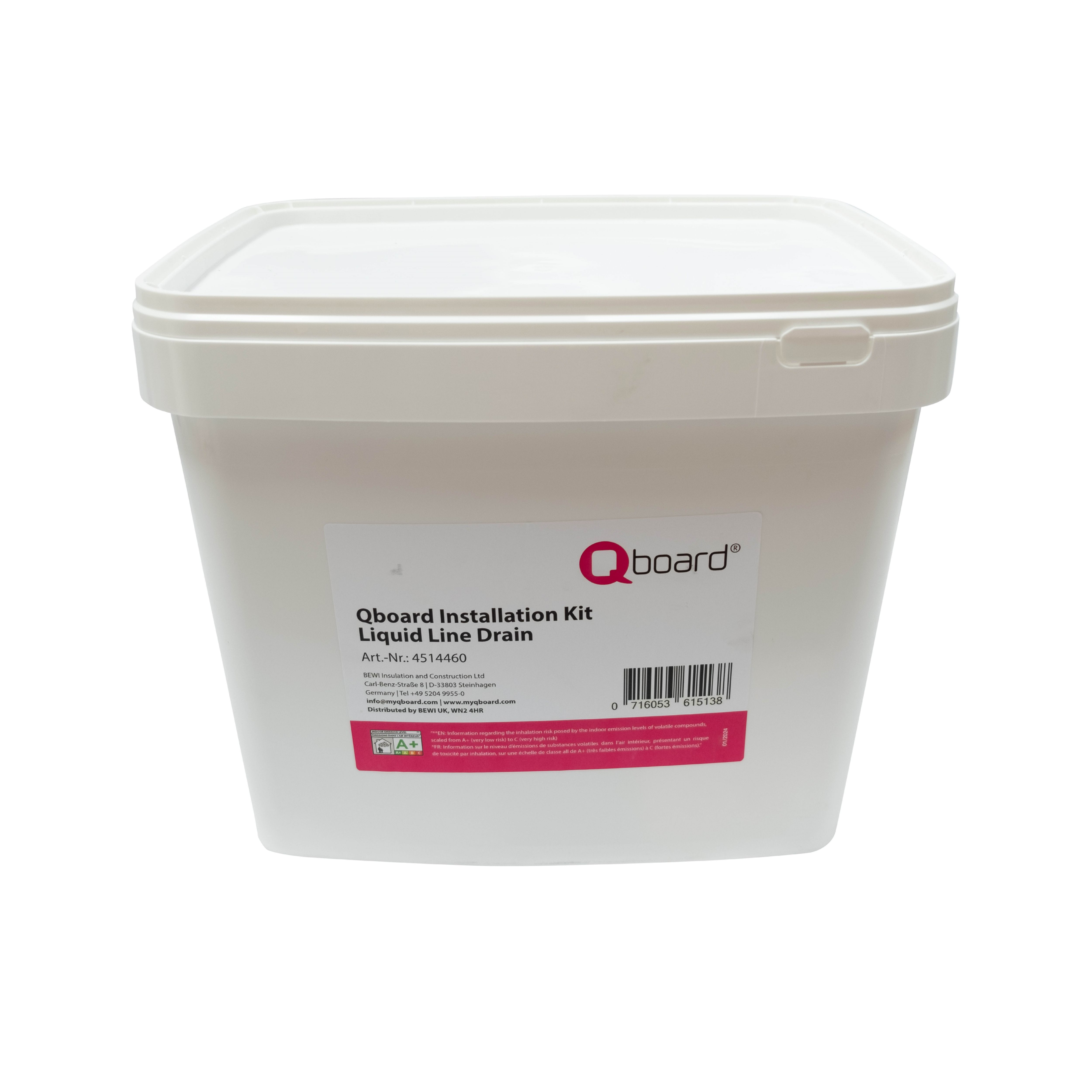 Qboard Liquid line Wet room installation kit (L)400mm (W)300mm | DIY at B&Q