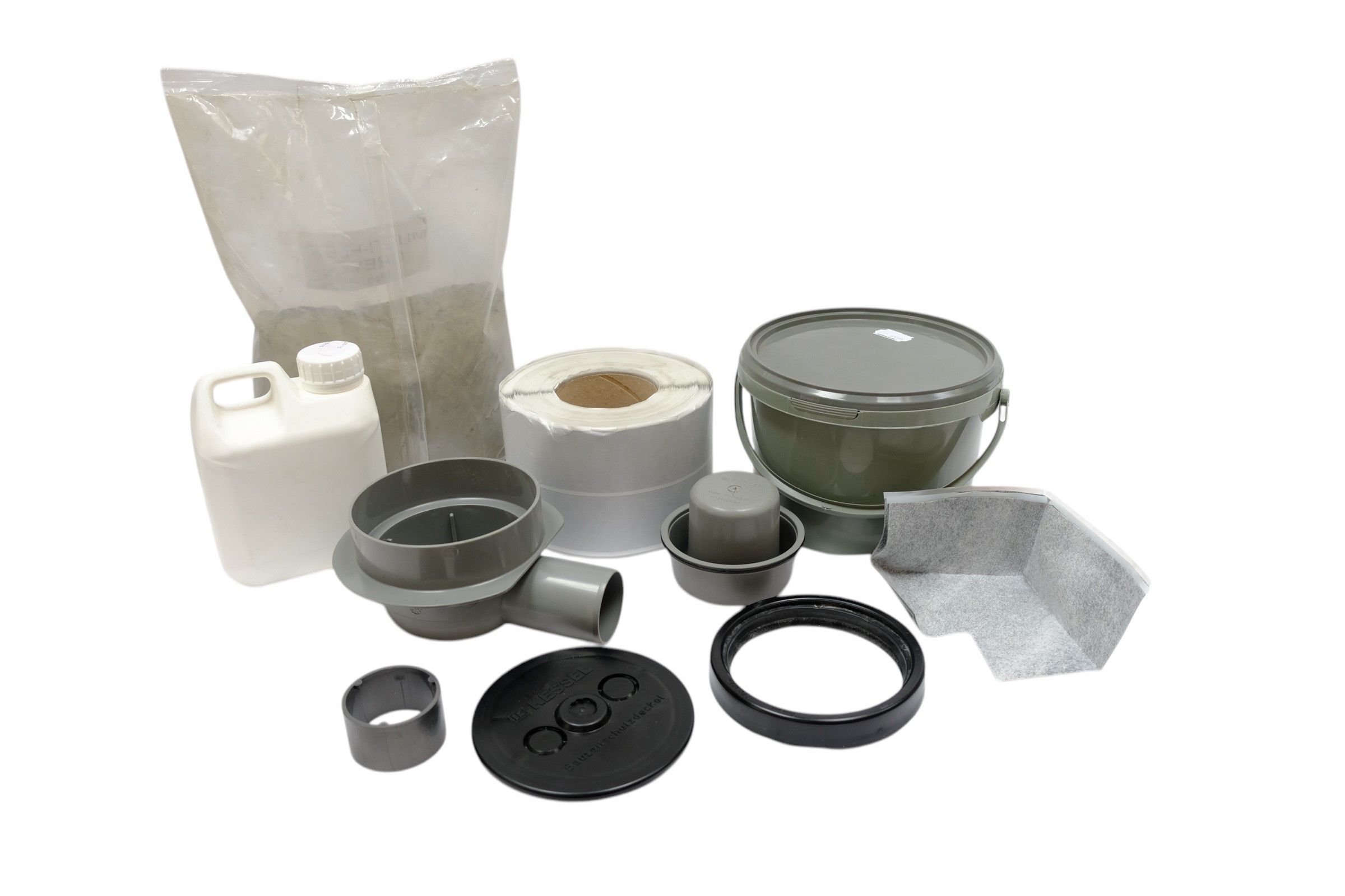 Qboard Liquid line Wet room installation kit (L)400mm (W)300mm