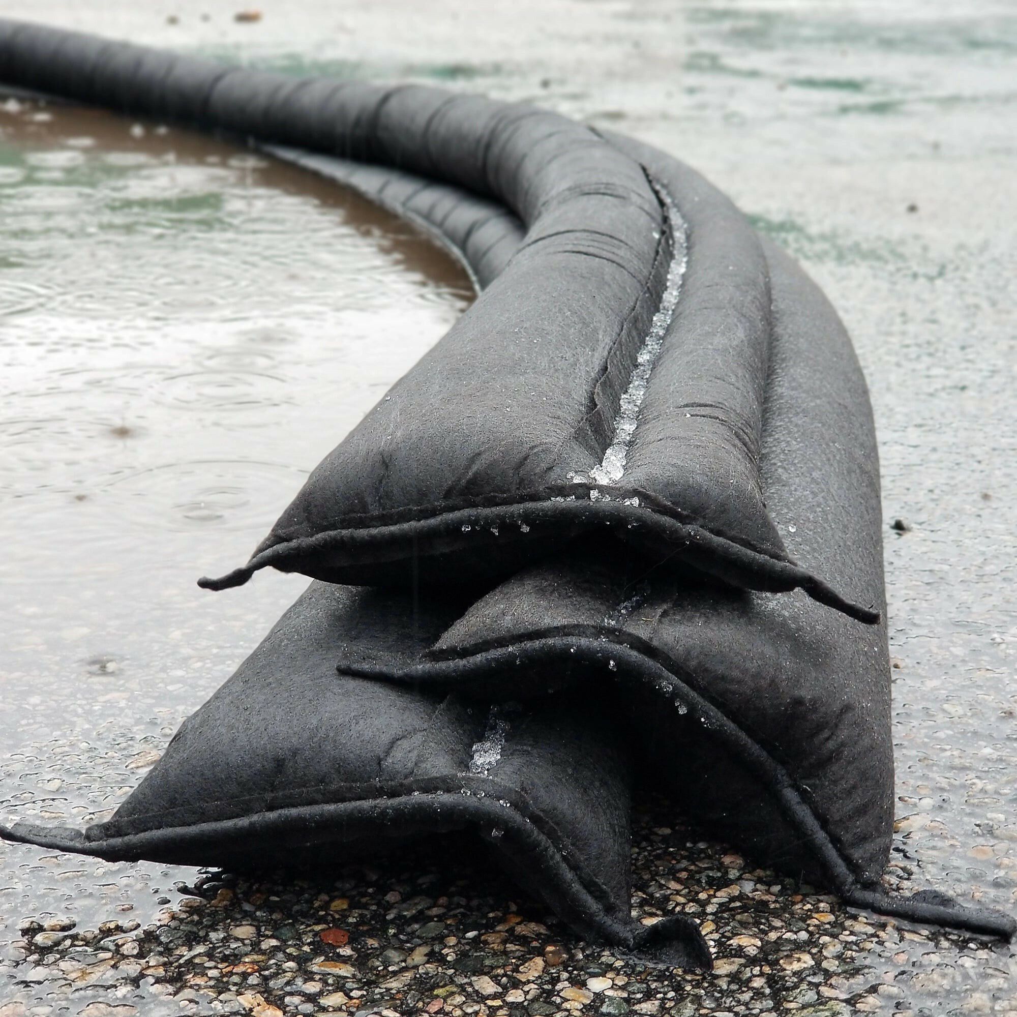 Quick Dam Water activated Black Flood barrier (W)3m