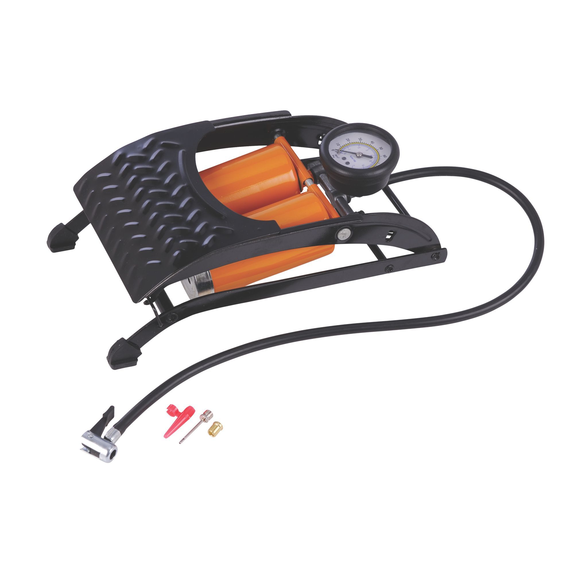 RAC Double barrel Foot pump