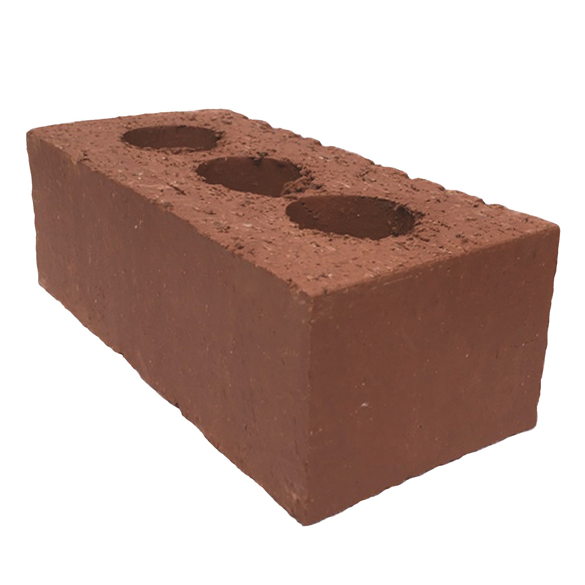 Raeburn Smooth Red Perforated Class B engineering brick (L)215mm (W)102 ...