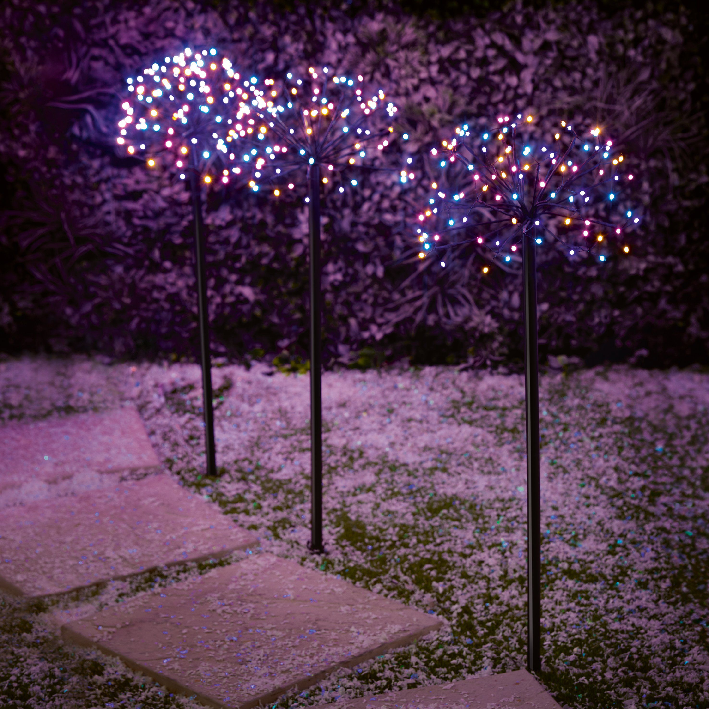Rainbow LED Indoor & outdoor Stake light (D)500mm