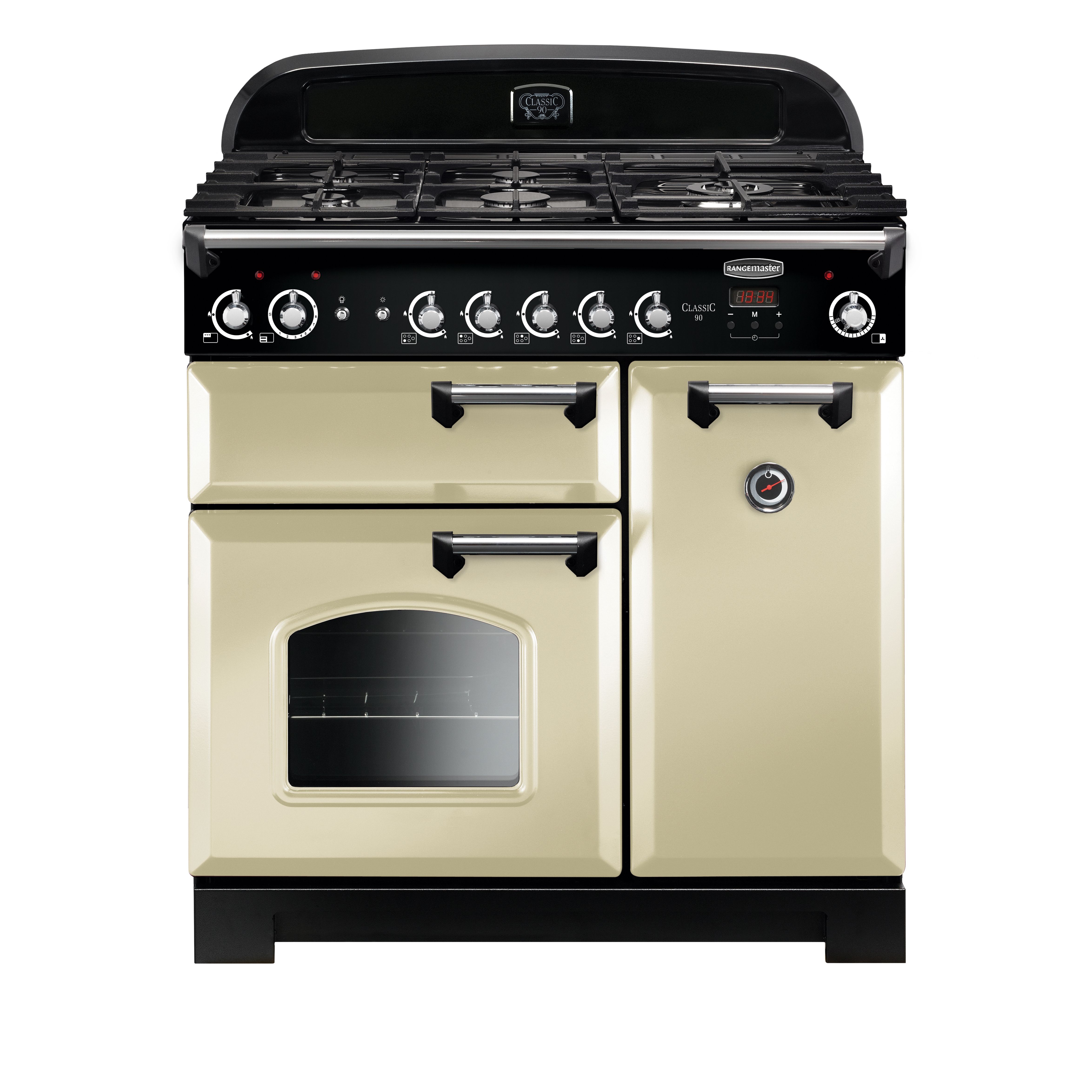 Rangemaster CLA90NGFCRC Freestanding Gas Range cooker with Gas Hob ...