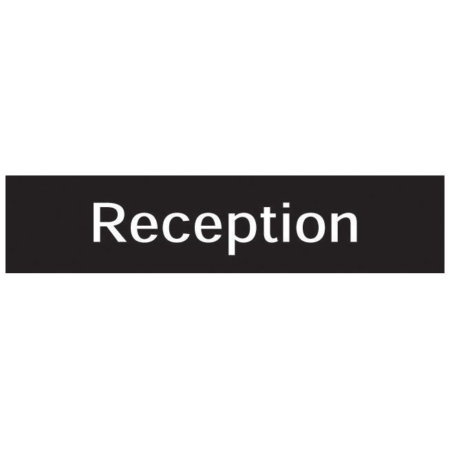 Reception Self-adhesive labels, (H)50mm (W)200mm | DIY at B&Q