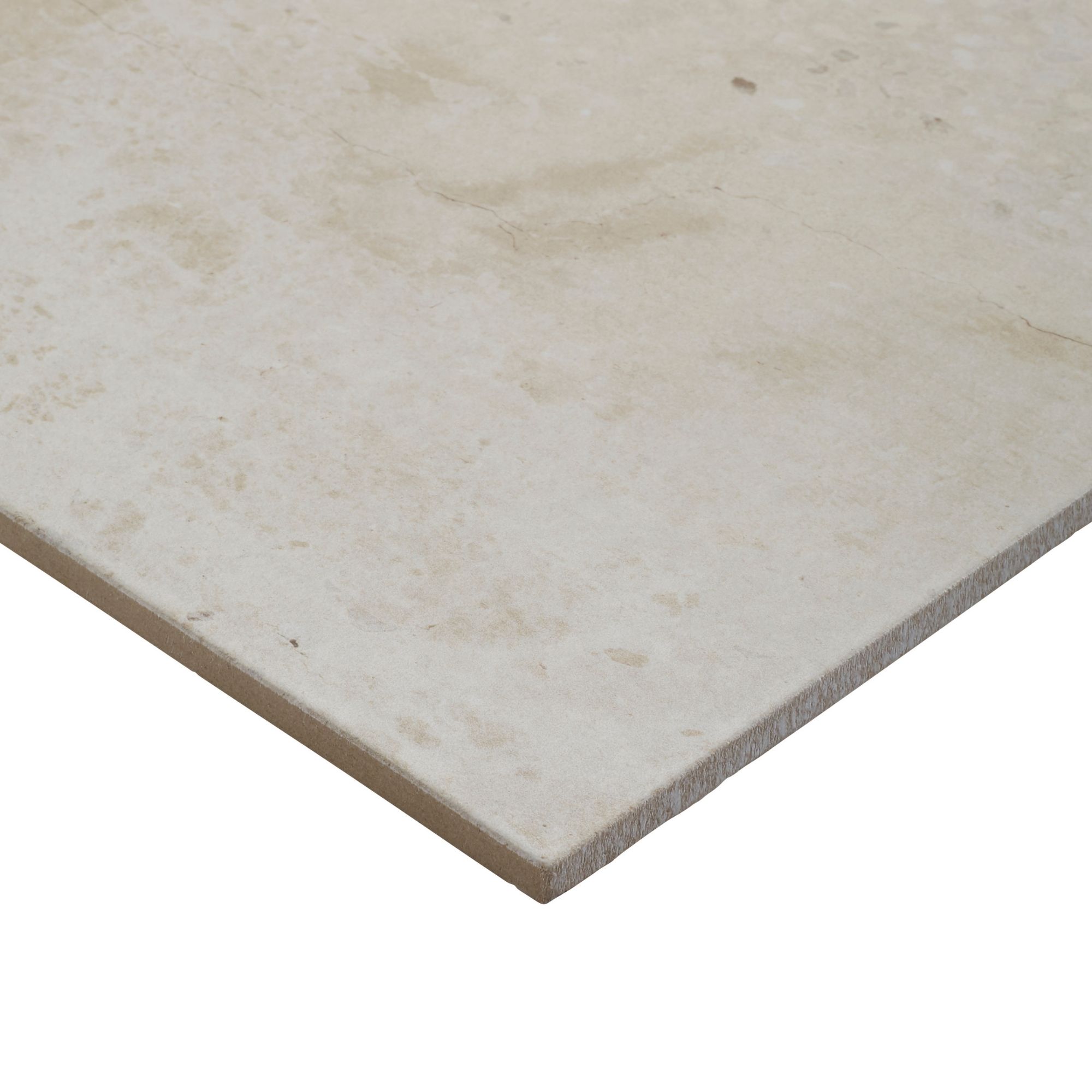 Reclaimed Off white Matt 3D decor Concrete effect Ceramic Wall & floor ...
