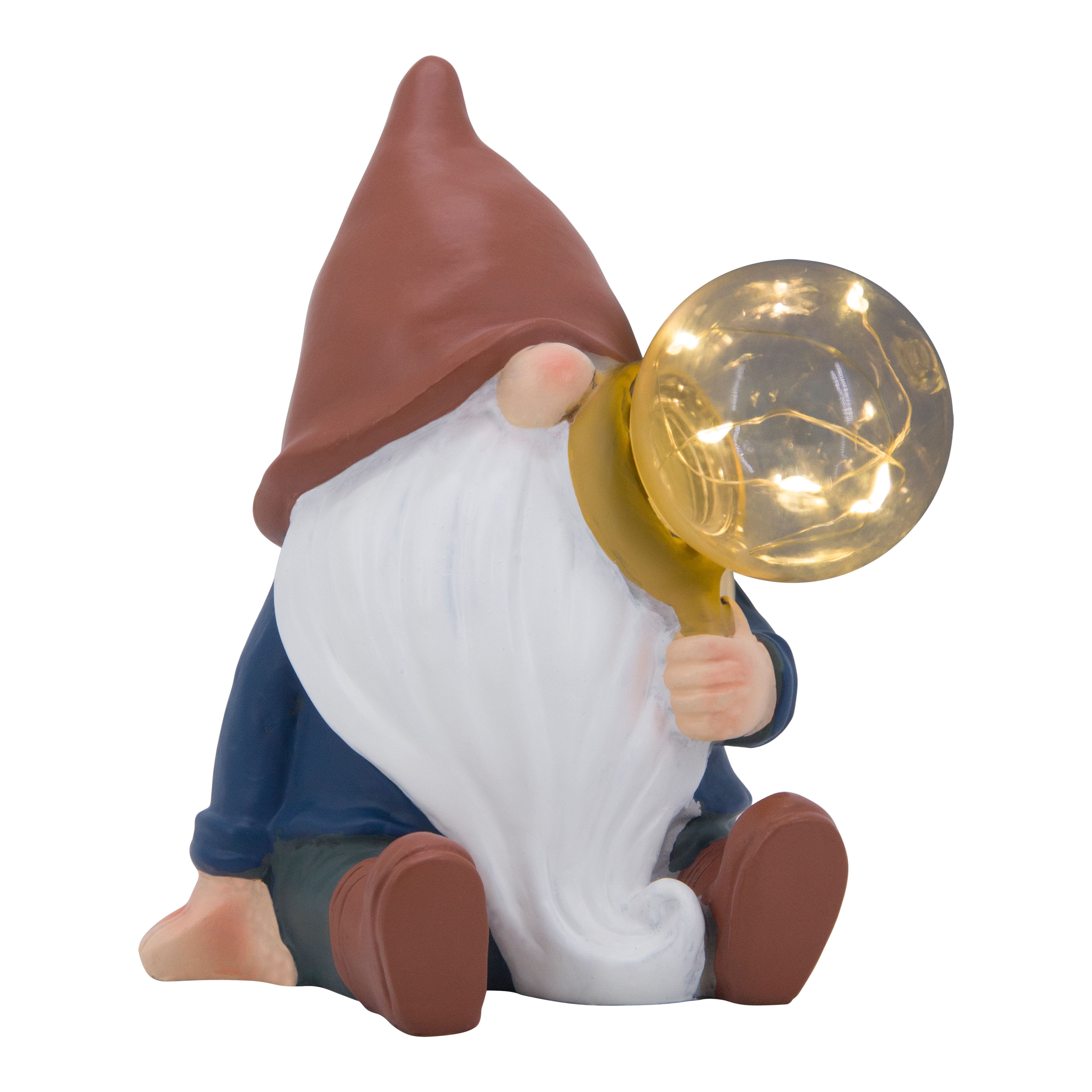 Red Gnome Multicolour Solar-powered Integrated LED Outdoor Decorative ...