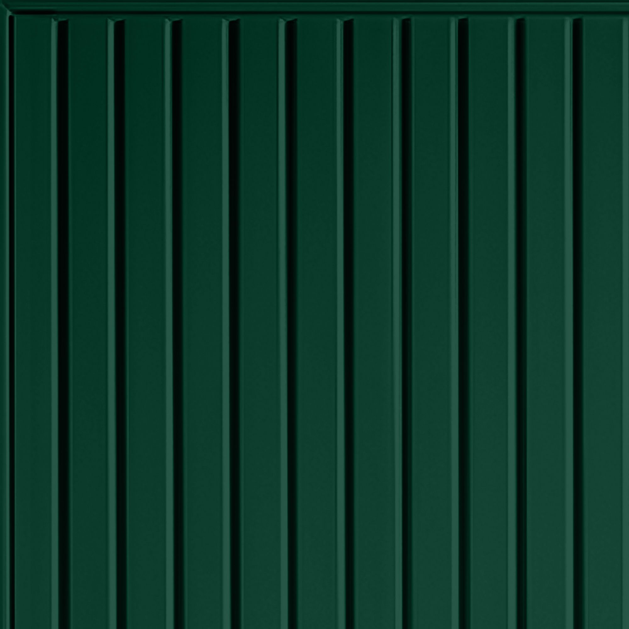 Regency Vertically ribbed Up & over Moss green Retractable Garage door ...