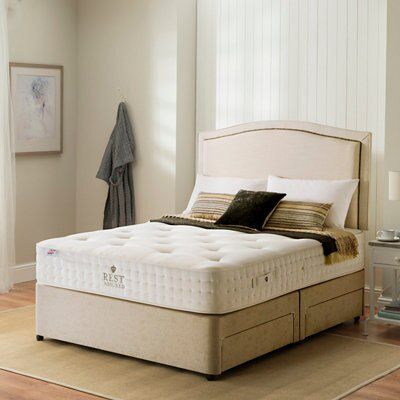 Rest Assured 2000 pocket memory foam 2 Drawer Double Ottoman divan set