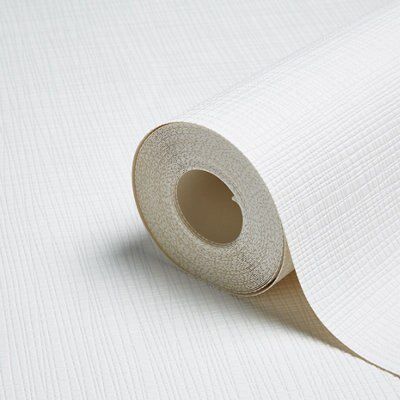 Retford Anaglypta precision caro White Squares Textured Wallpaper