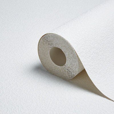 Retford Anaglypta precision ceilo White Stipple Textured Wallpaper ...