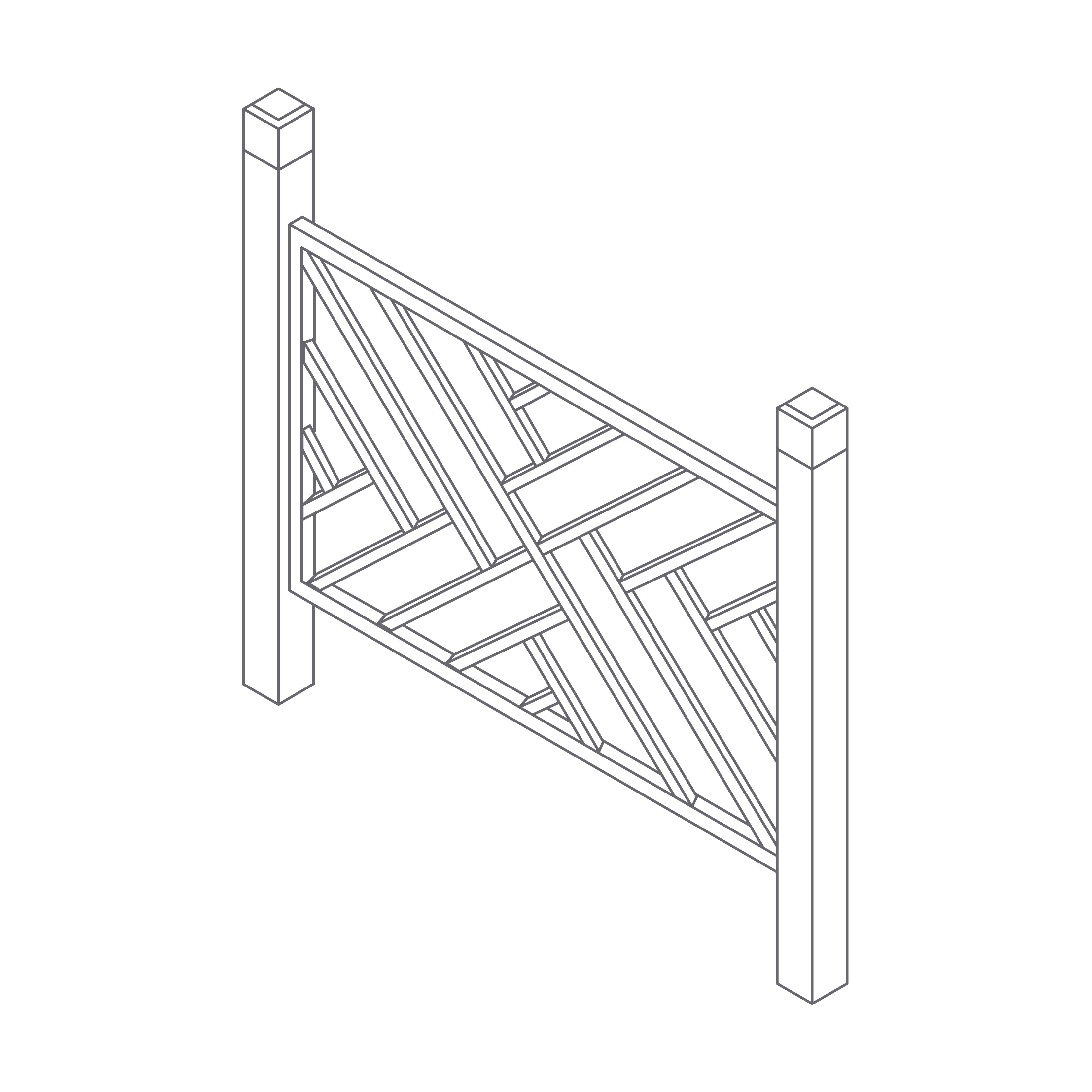 Richard Burbidge Crosshatch Softwood Decking starter kit | DIY at B&Q
