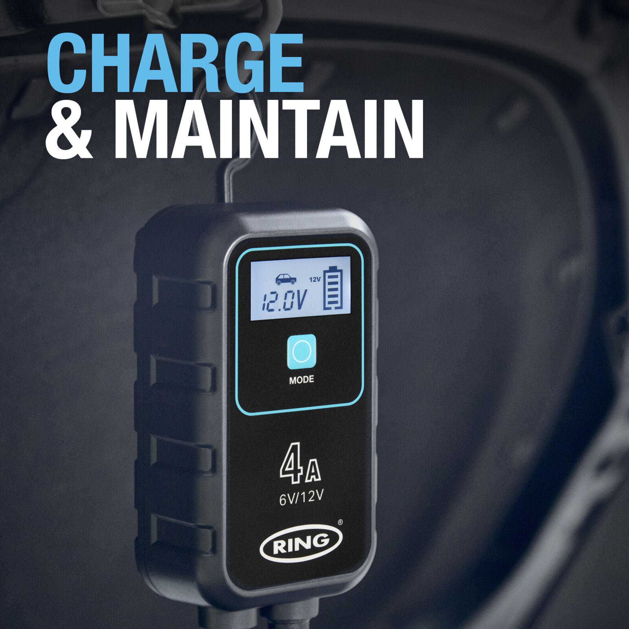 Ring Automotive 4A Car Smart battery charger