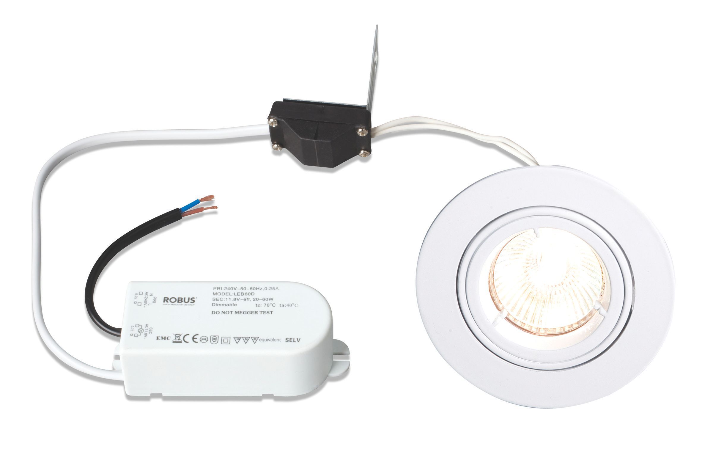 Robus White Downlight 50W