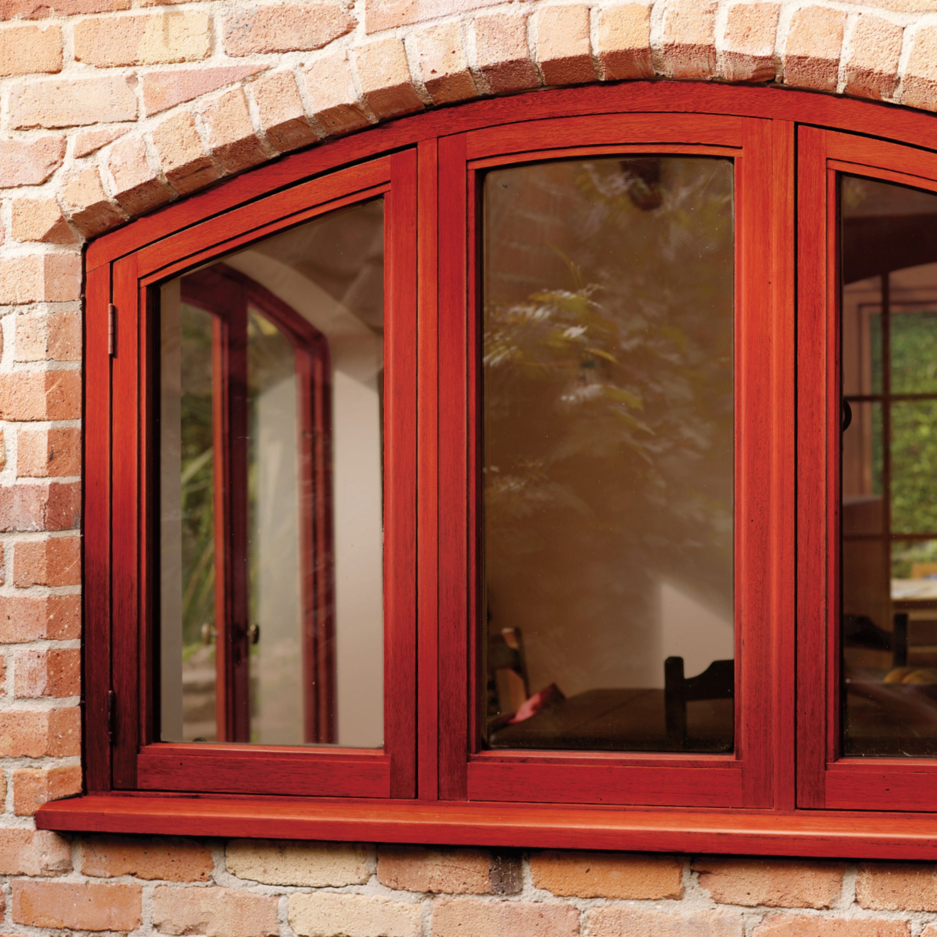 Ronseal 10 Year Mahogany Satin Quick dry Doors & window frames Wood ...
