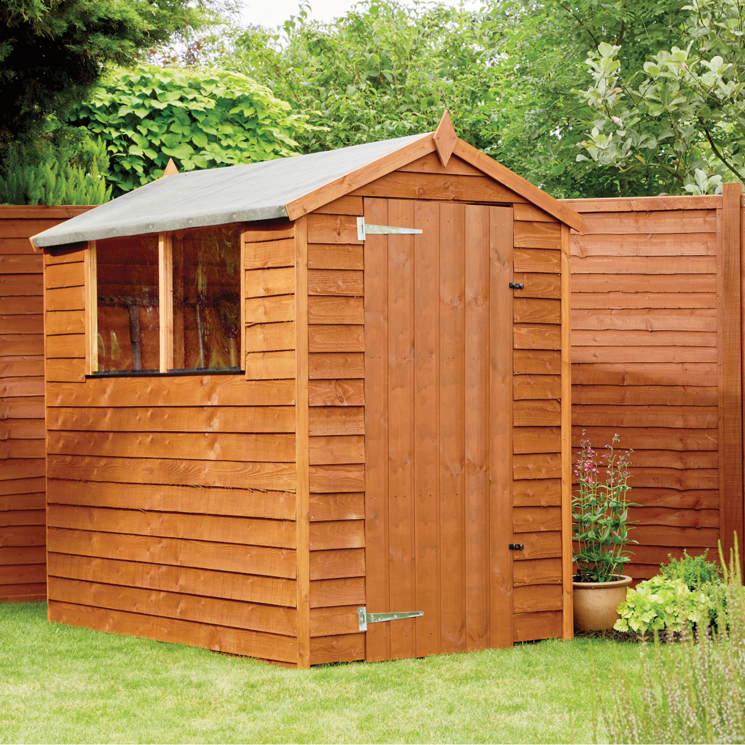 Ronseal Fence Life Plus Medium oak Matt Exterior Wood paint 5L Tub