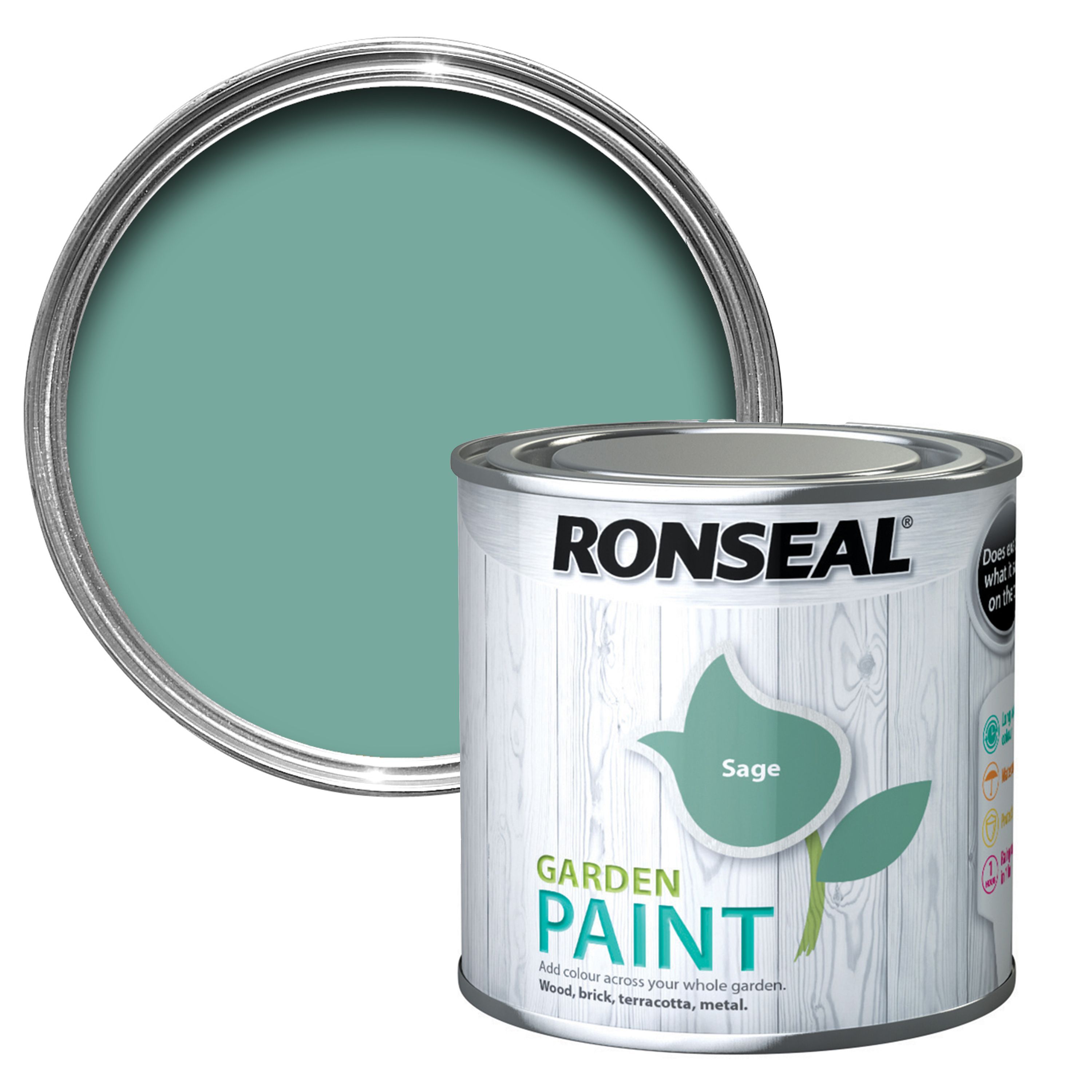 Ronseal Garden Sage Matt Multi-surface Garden Metal & wood paint, 250ml