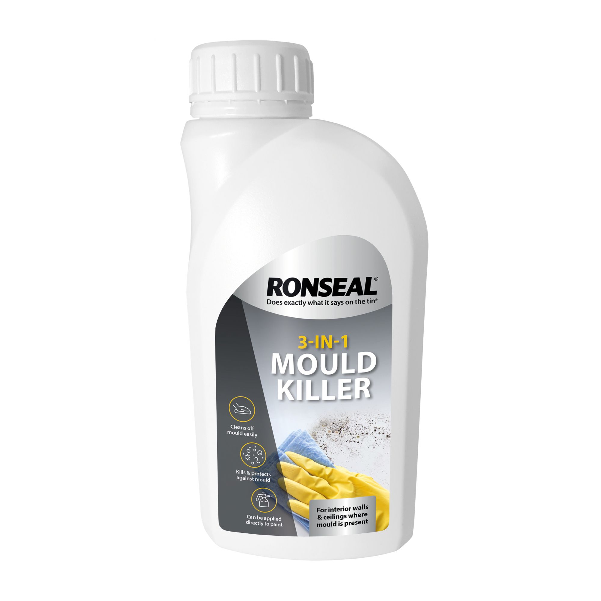 Ronseal Mould killer Any room Liquid Mould remover, 0.5L Bottle | DIY ...
