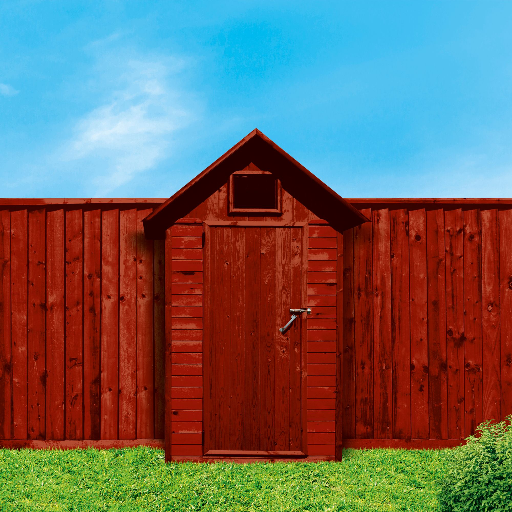 Ronseal One Coat Red Cedar Matt Exterior Shed & fence Protector Wood ...