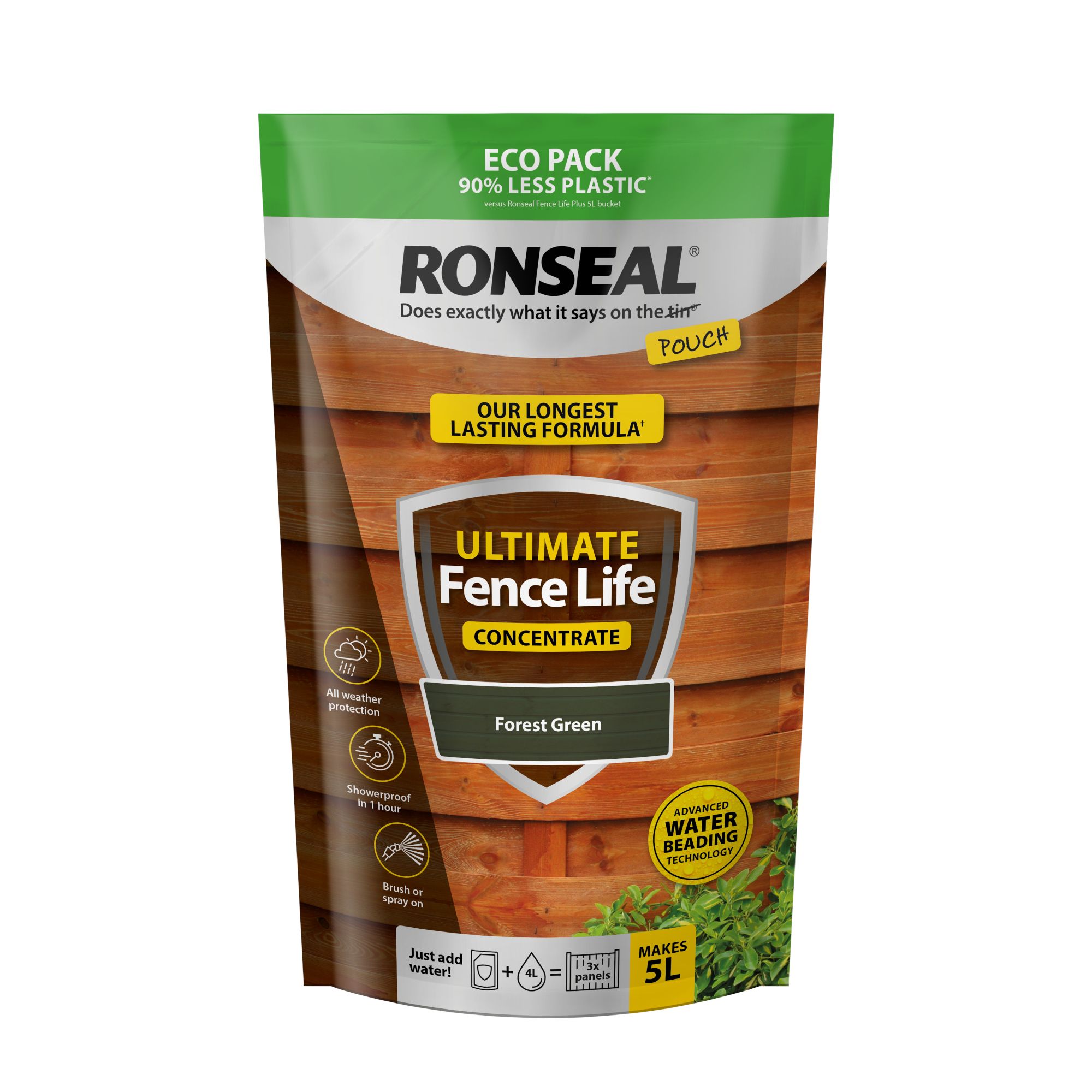 Ronseal Ultimate Fence Life Concentrate Forest green Matt Exterior ...