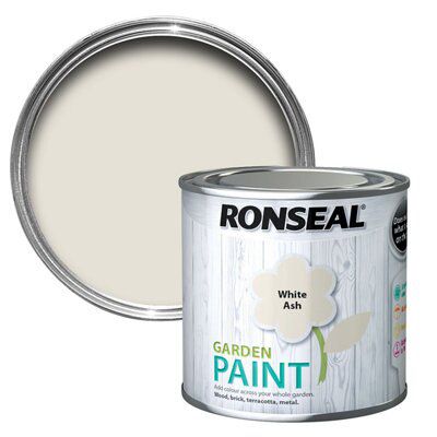 Ronseal White Ash Matt Multi-surface Exterior Protector Garden paint ...