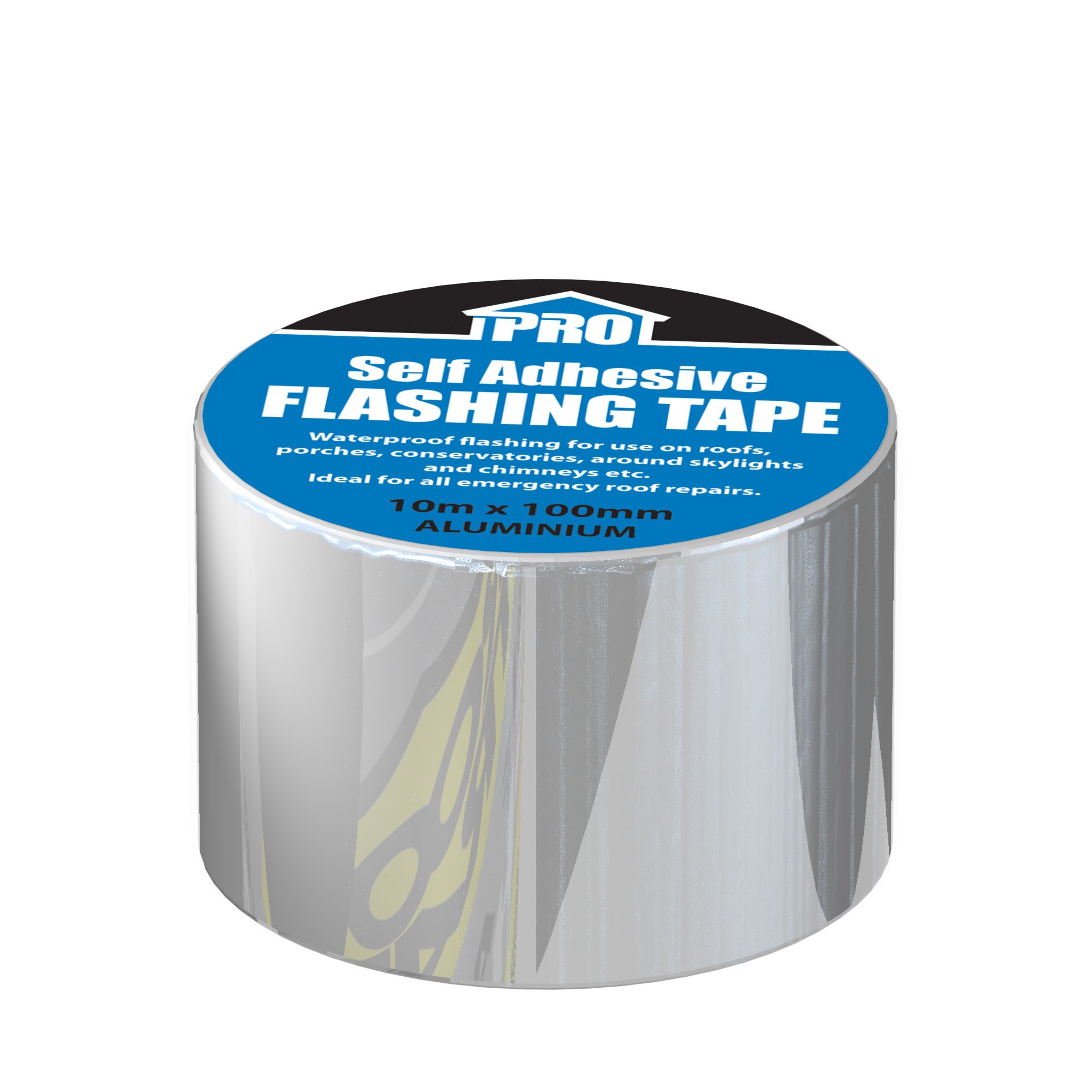 Roof Pro Butyl Silver Tape (L)10m (W)100mm | DIY at B&Q