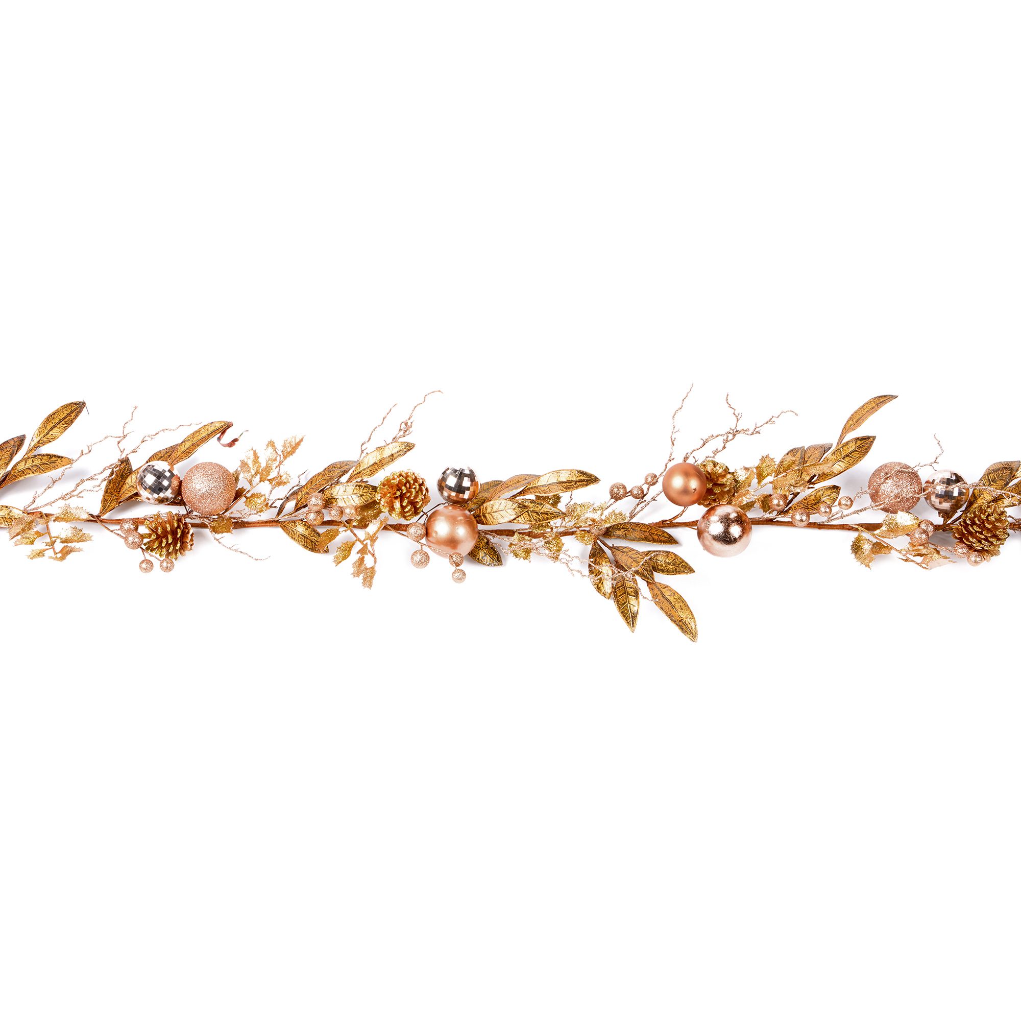 Rose gold Metallic effect Garland
