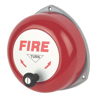 Rotary fire alarm bell