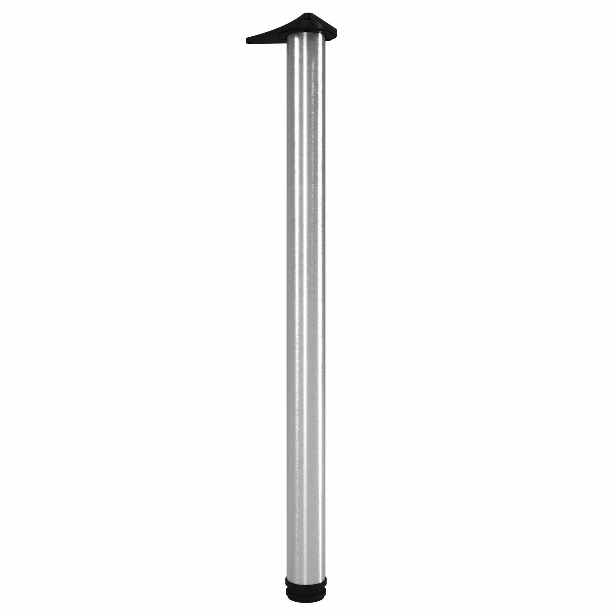 Rothley Brushed Gloss Stainless steel effect Contemporary Straight ...
