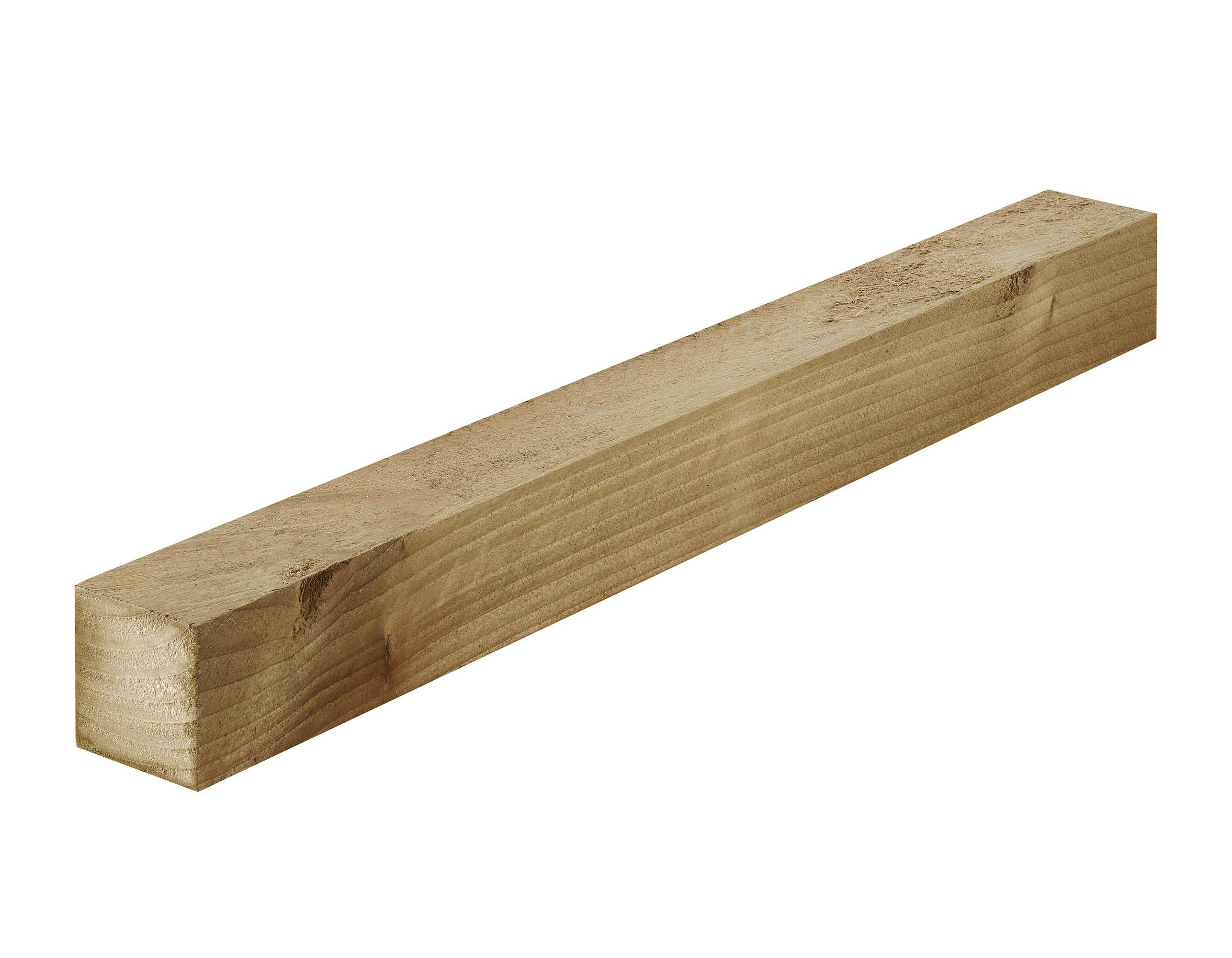 Rough Sawn Treated Whitewood Stick timber (L)1.8m (W)50mm (T)47mm, Pack ...