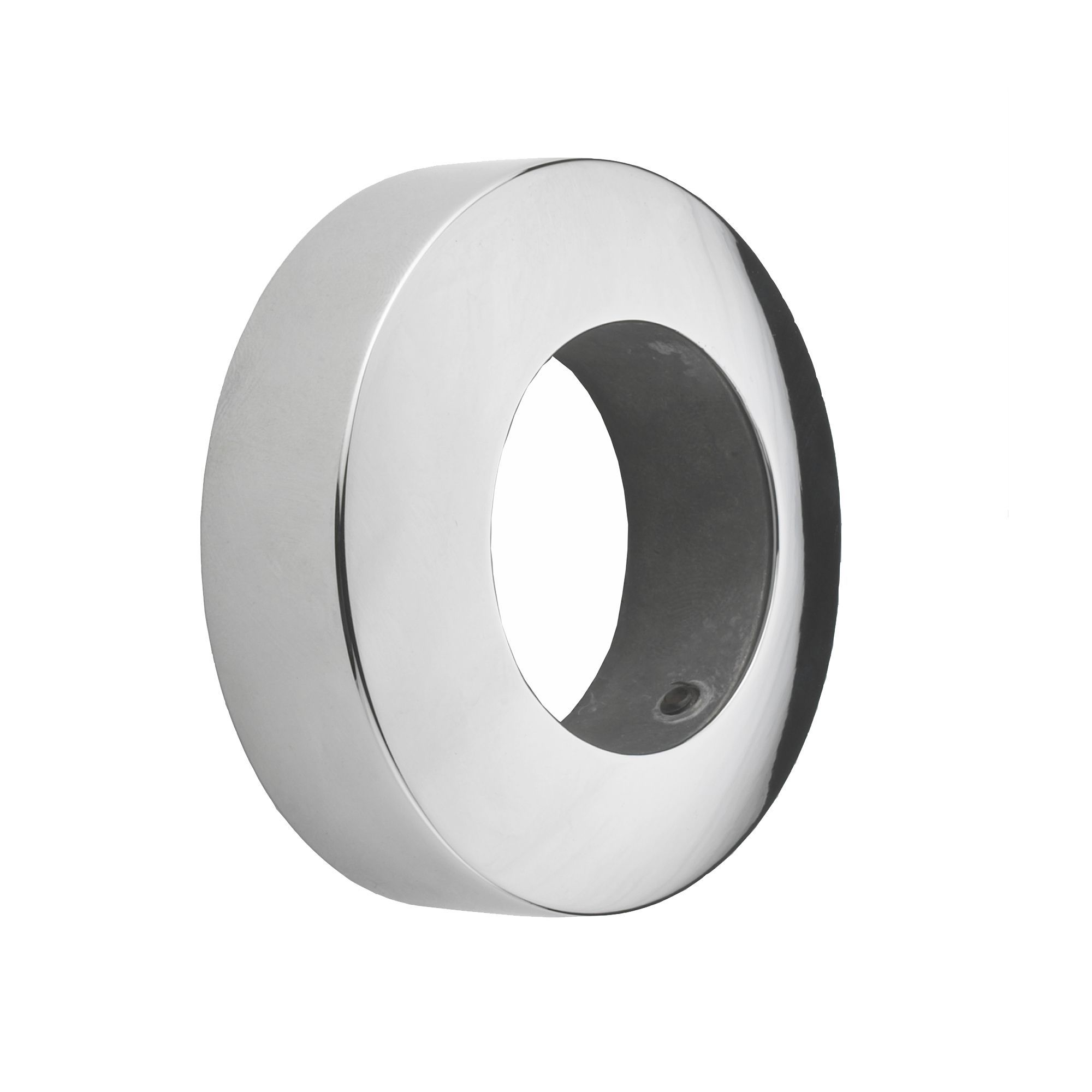 Round Stainless steel Chrome-plated End socket (Dia)40mm | DIY at B&Q