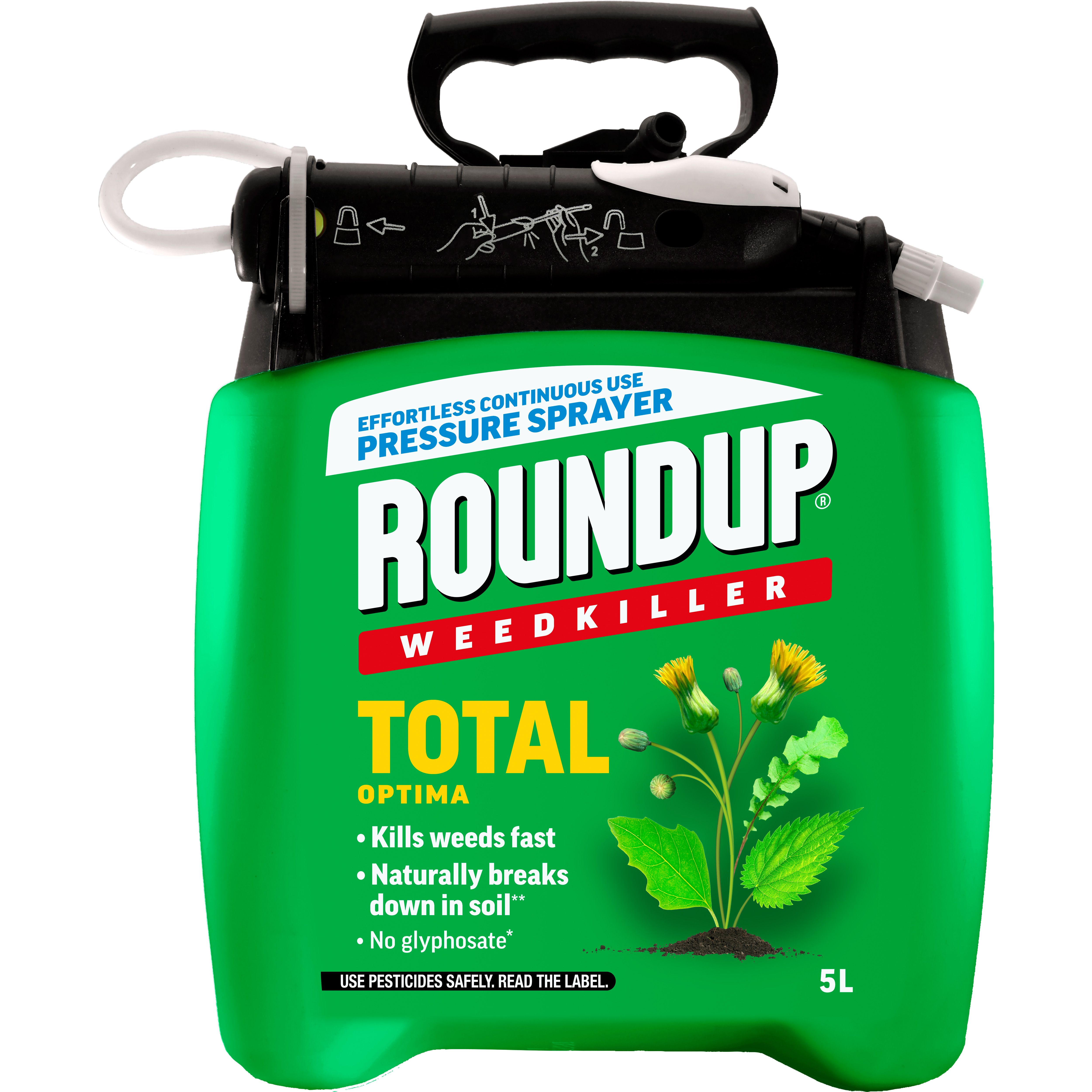 Roundup Weed control Weed killer 5L Liquid