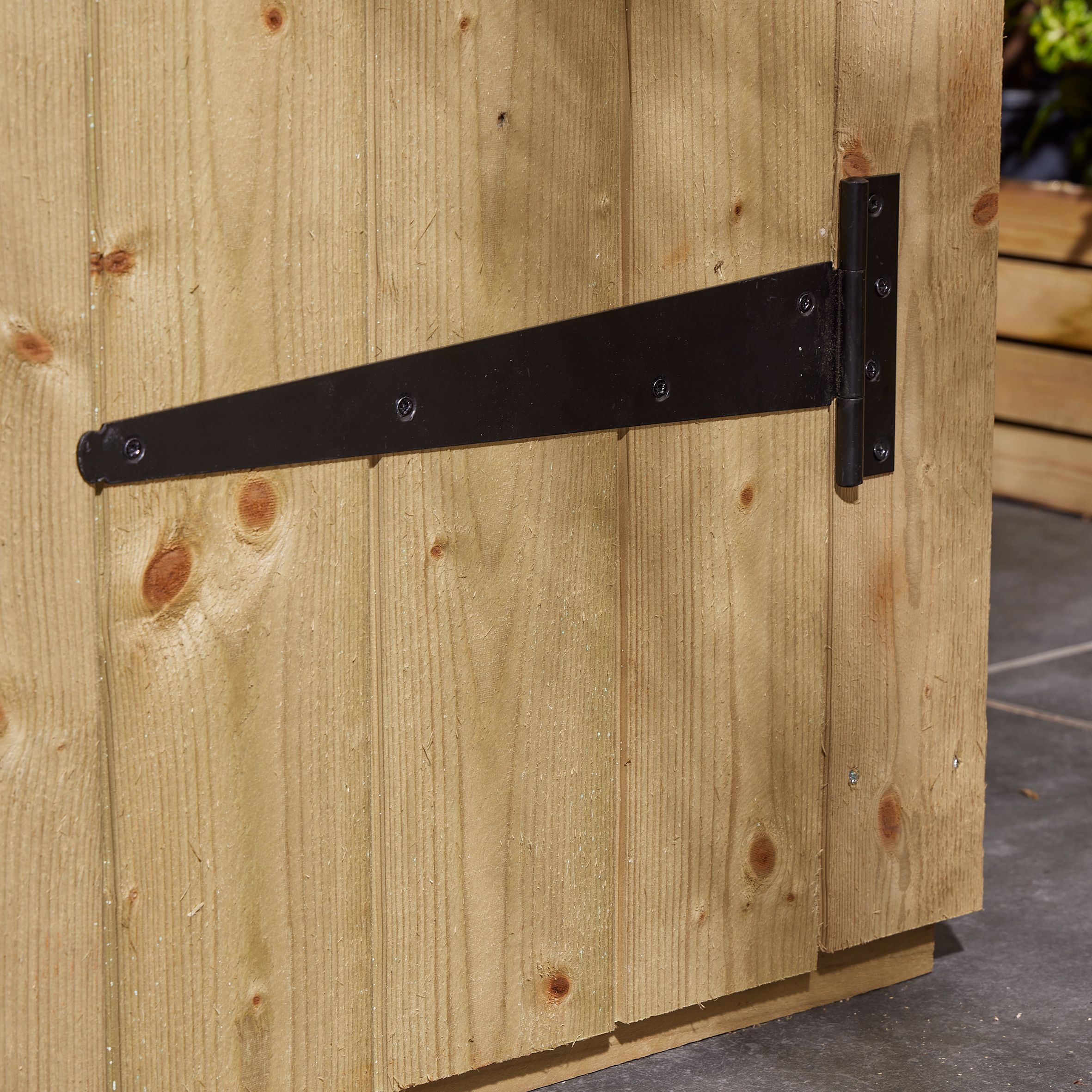 Rowlinson Heritage Tongue & groove Pent Wallstore 6x3 ft (H)1640mm (W ...